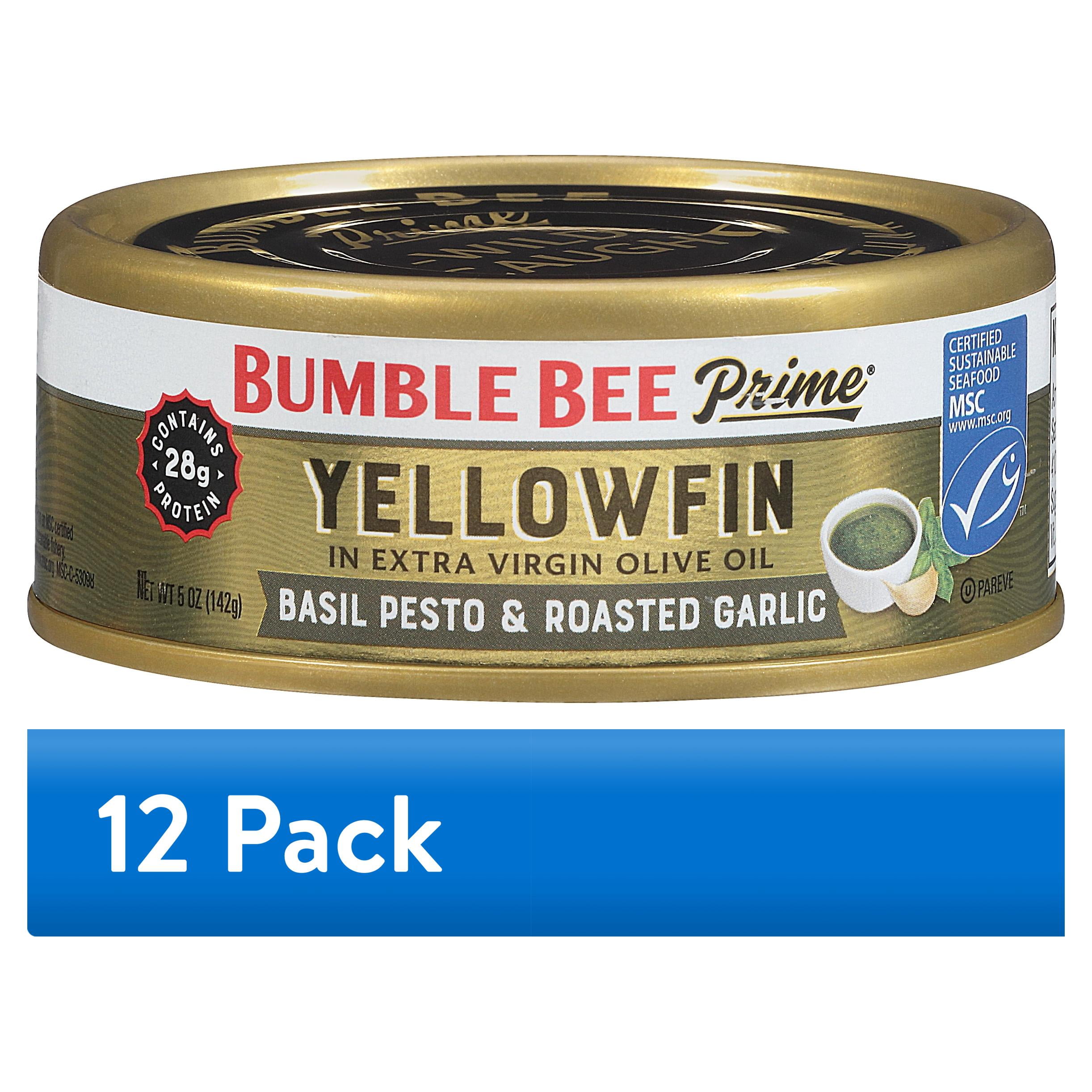 (12 pack) Bumble Bee Prime Basil Pesto and Roasted Garlic Flavored ...