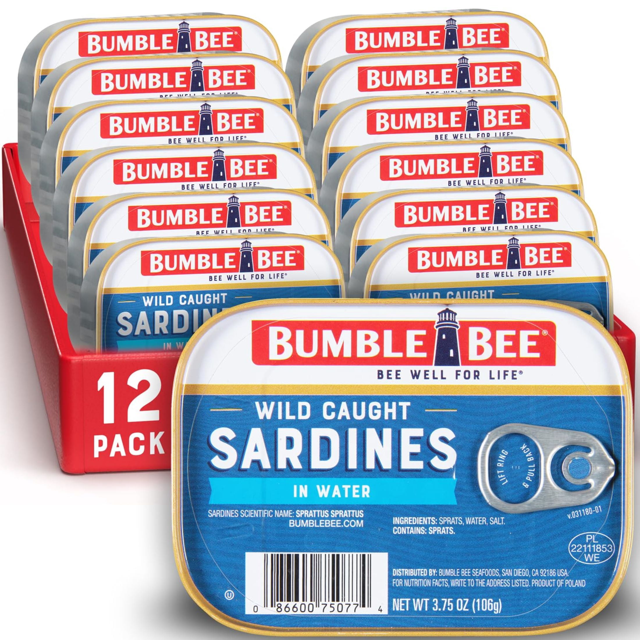 Bumble Bee Sardines 12pk | Seafood cans for supermarkets - Walmart ...