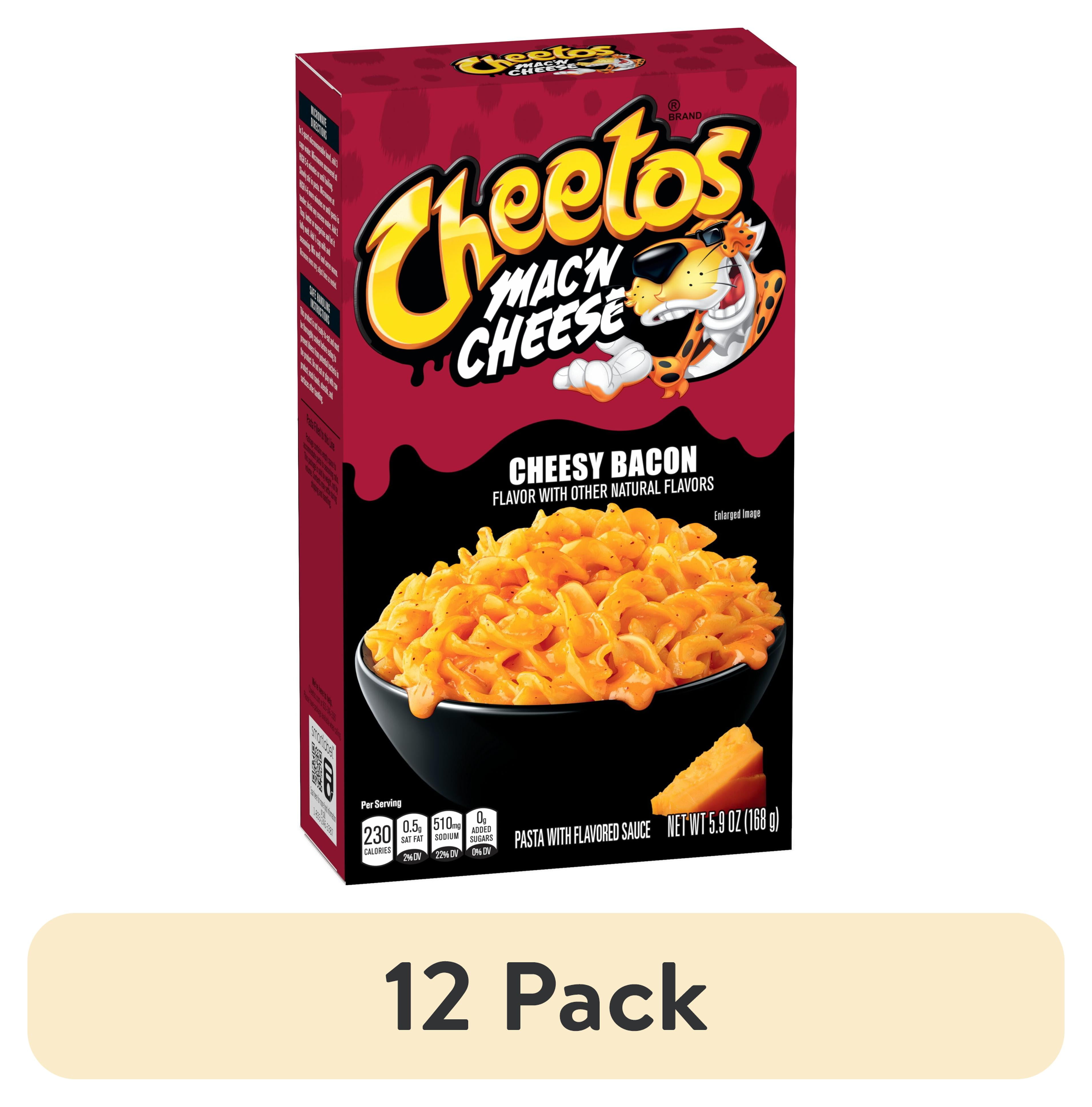 (12 pack) Cheetos Mac'n Cheese Pasta with Flavored Sauce Cheesy Bacon ...