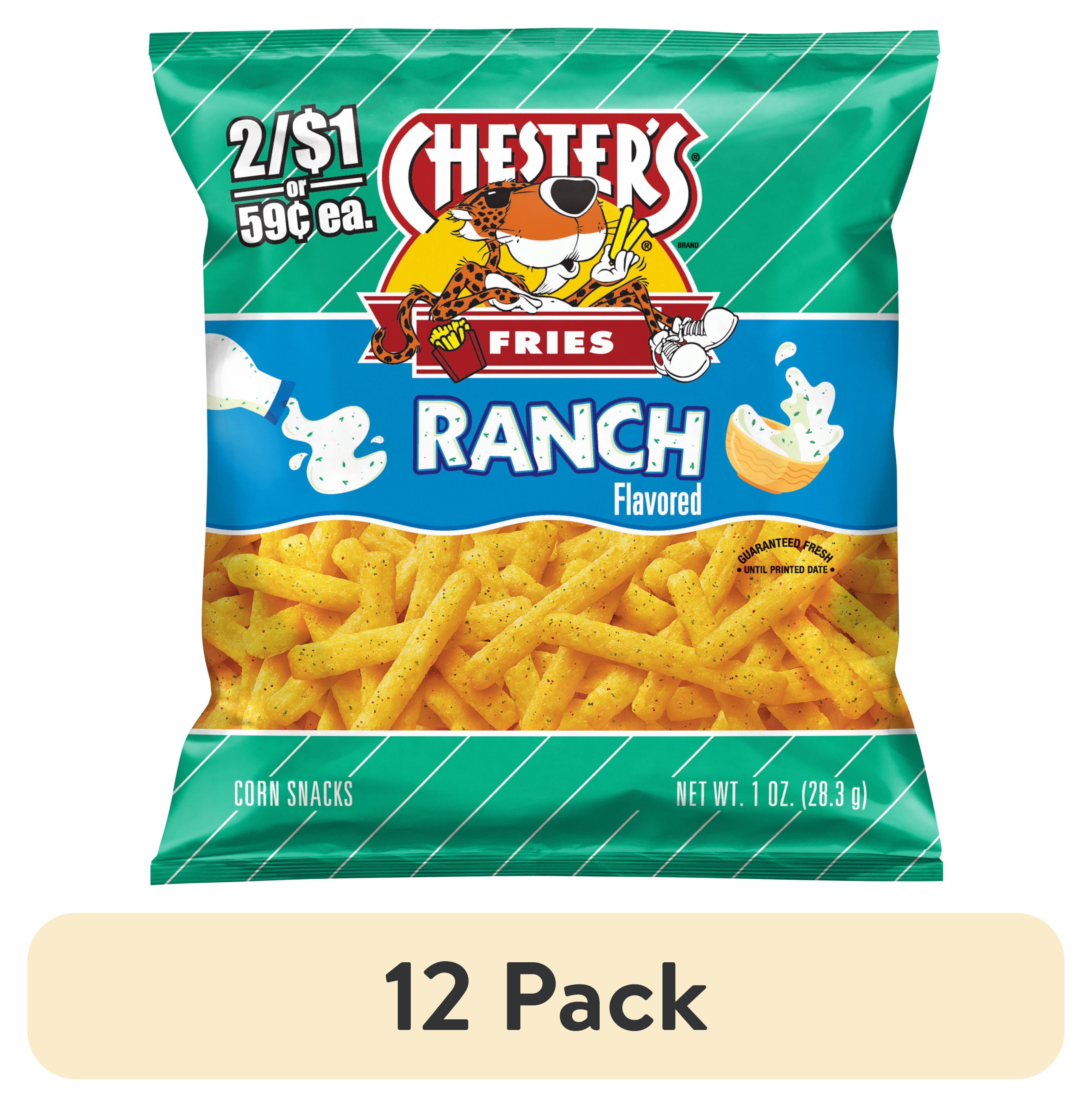 (12 pack) CHESTER'S RANCH FRIES 1.0OZ - Walmart.com