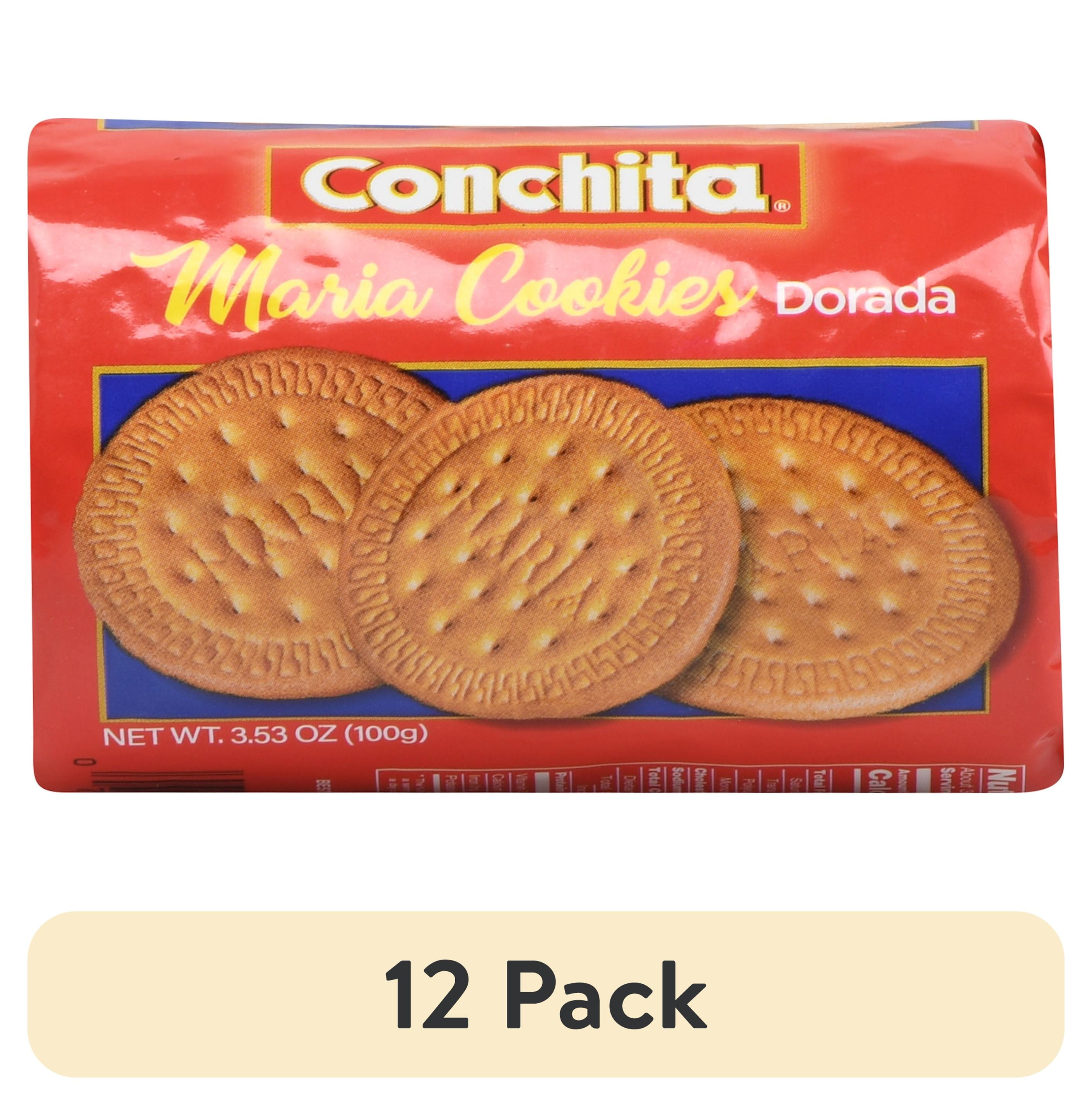 (12 pack) Conchita Maria Cookies Dorada 3.53 Ounce Pack - Walmart.com
