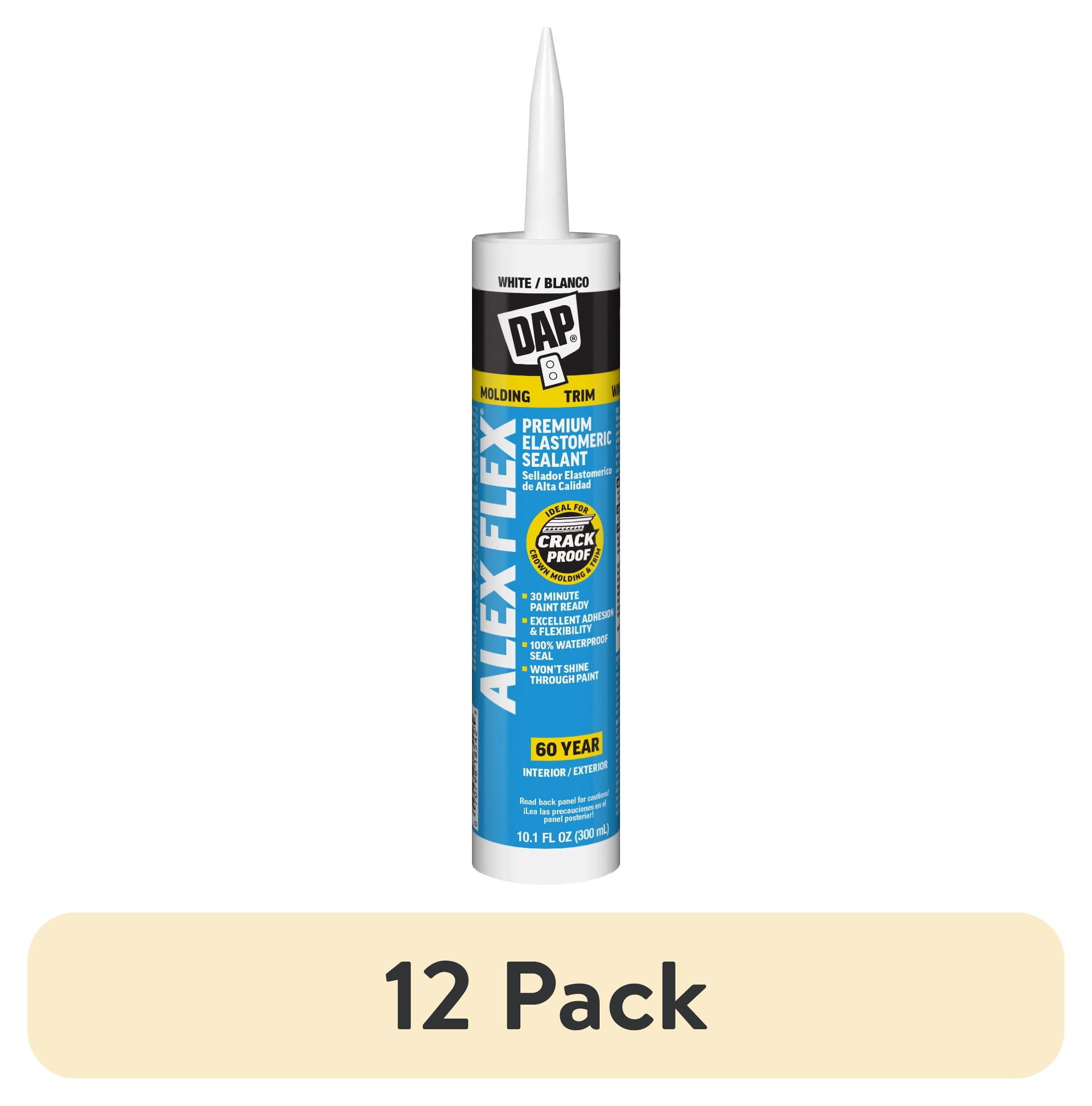 (12 pack) DAP Alex Flex 10.1 oz White Premium Molding and Trim ...