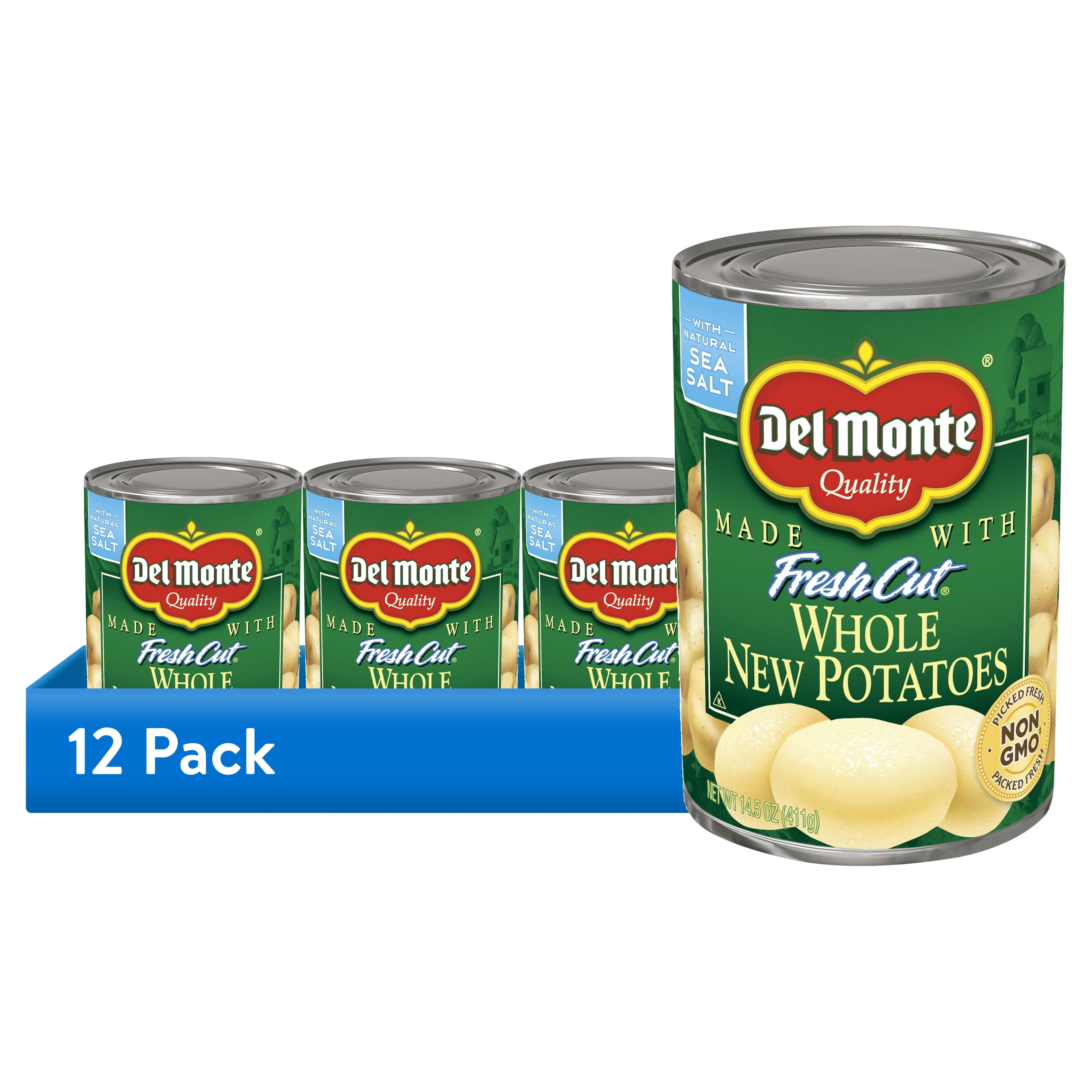 Del Monte Whole New Potatoes, 14.5 oz Cans (Pack of 12) - Walmart.com