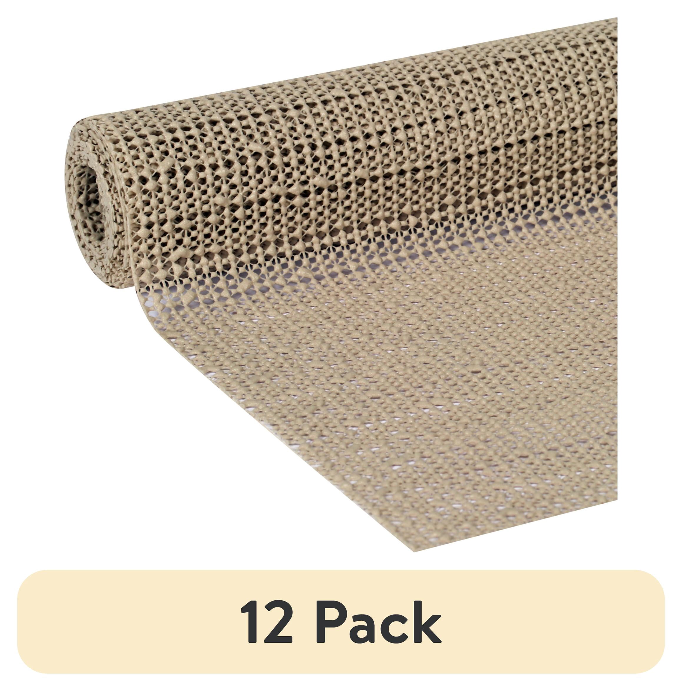EasyLiner Original Grip Shelf Liner Taupe 12 in x 5 ft Roll 12 Pack ...