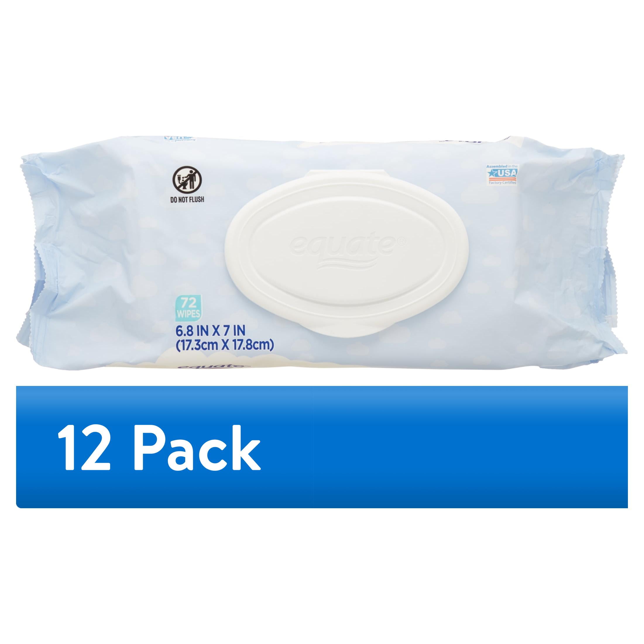 (12 pack) Equate Sensitive Fragrance and Dye-Free Wipes, 72 Count ...