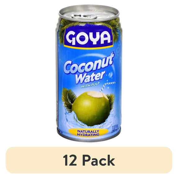 (12 pack) GOYA Coconut Water with Pulp, 11.8 oz - Walmart.com