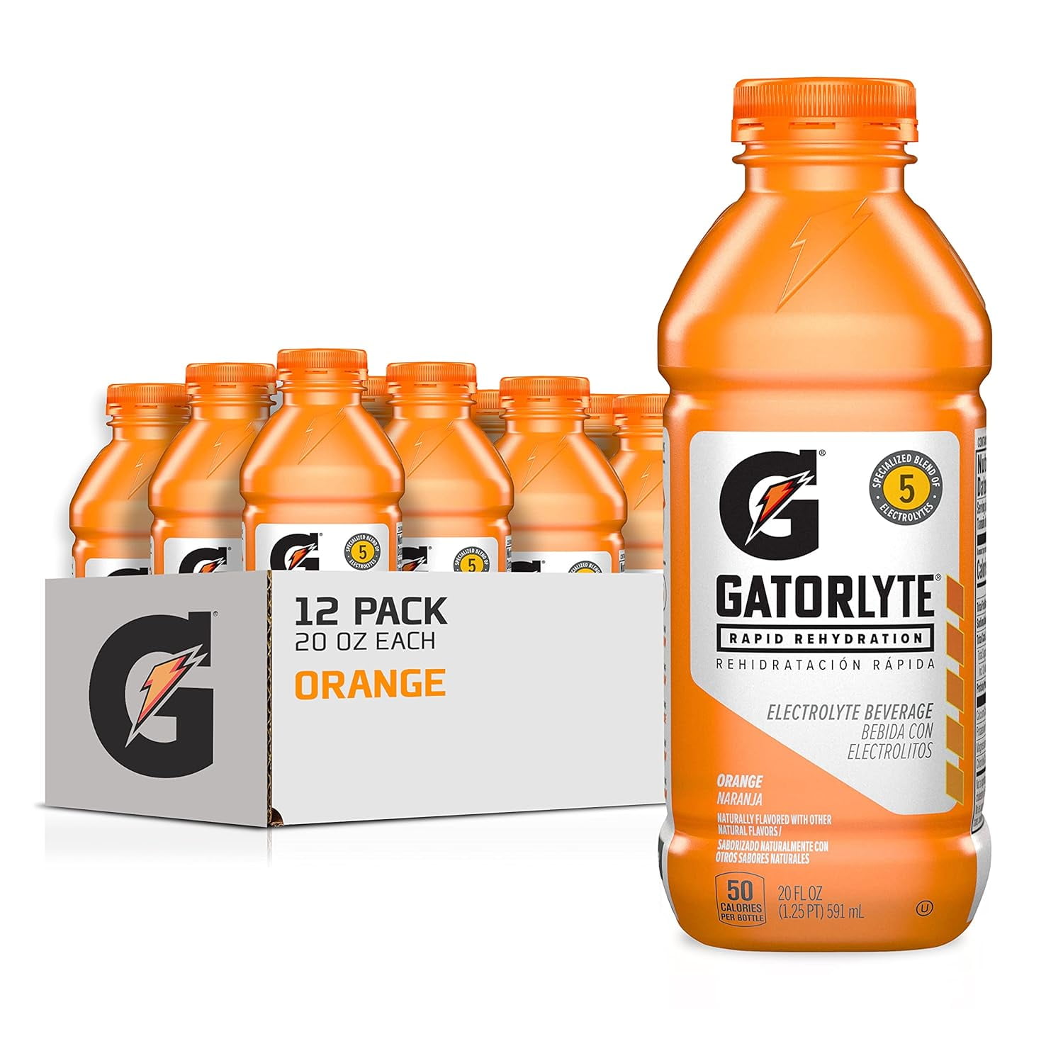 (12 pack) Gatorade Gatorlyte Rapid Rehydration Electrolyte Beverage ...