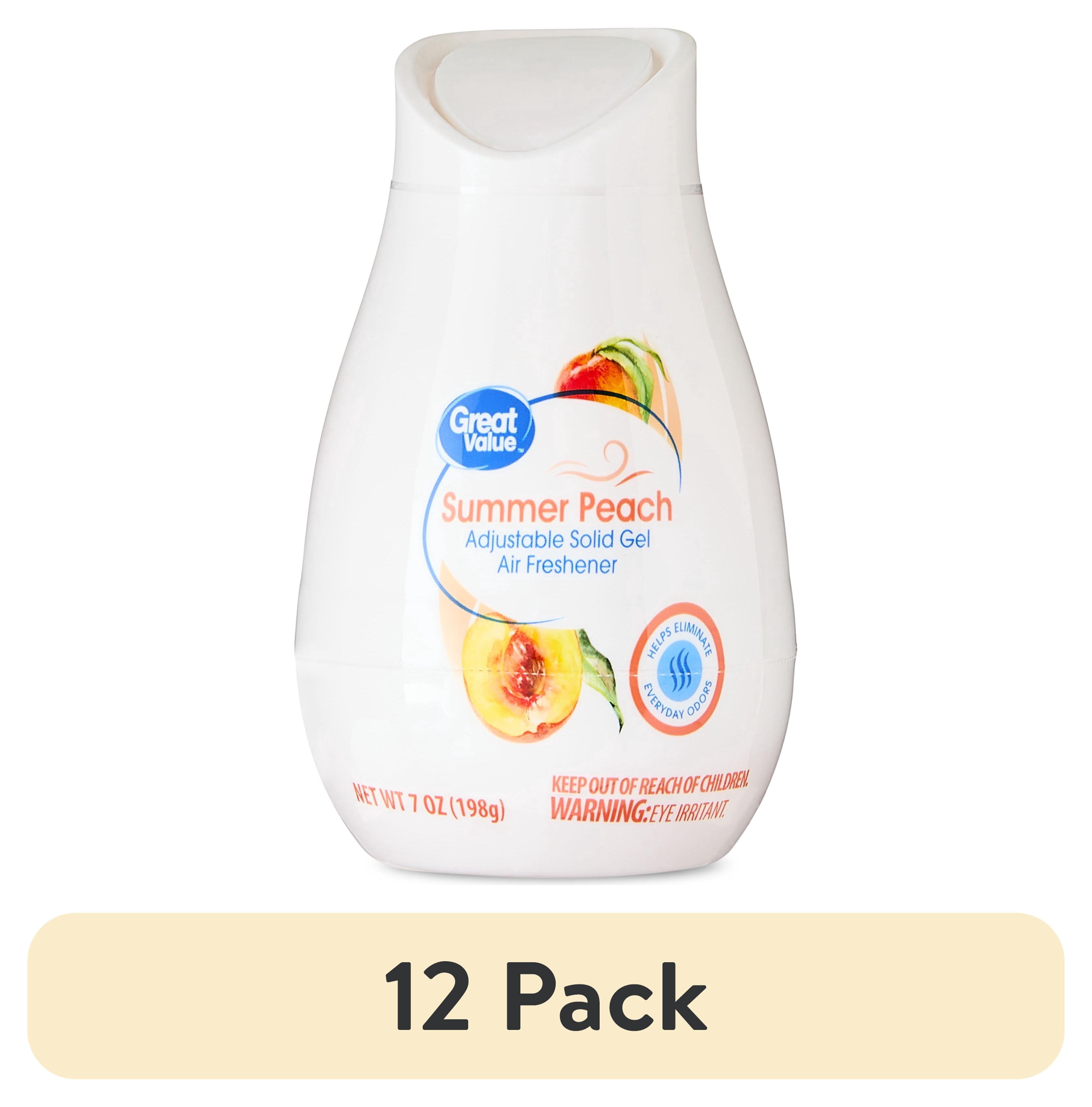 (12 pack) Great Value Adjustable Solid Gel Cone Air Freshener, Summer ...