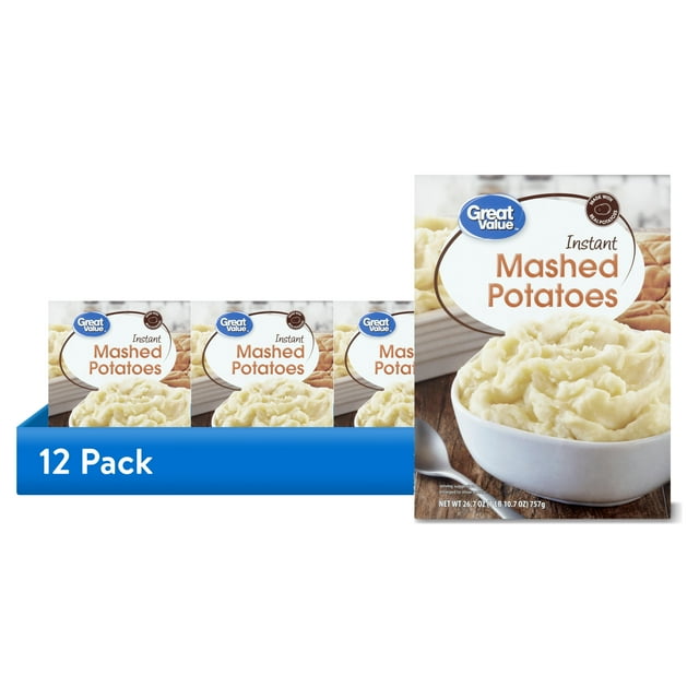 Great Value Mashed Potatoes - Ready-to-serve veggie sides - Walmart ...