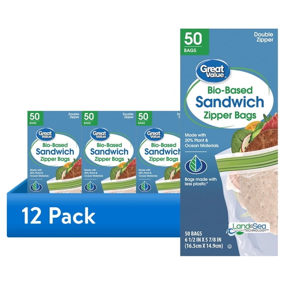 Sandwich Bags in Food Storage Bags - Walmart.com