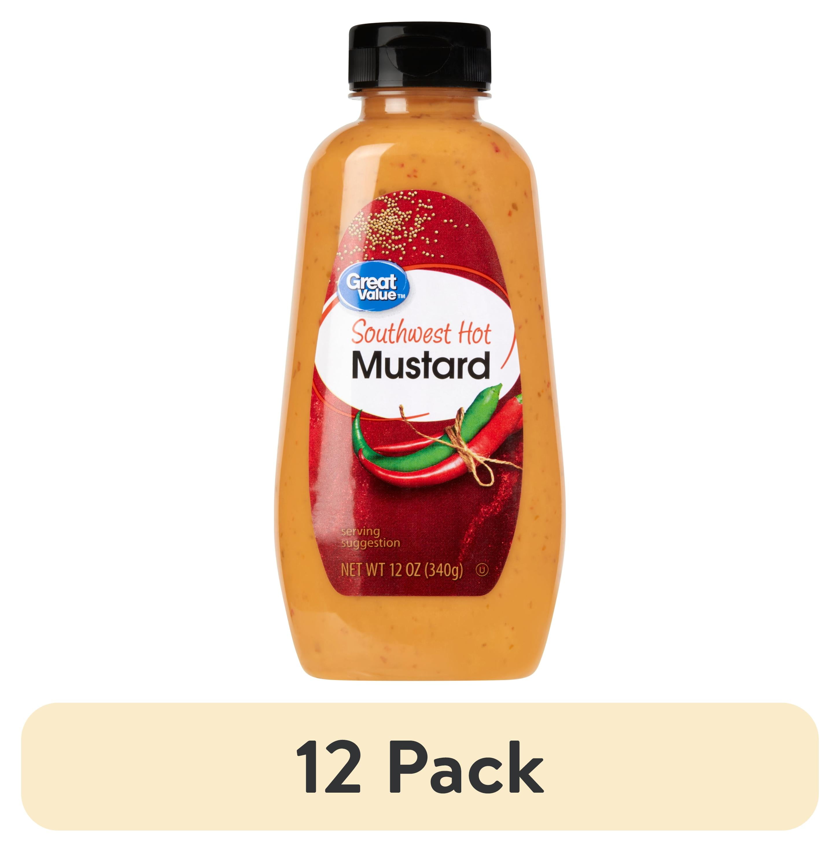 (12 pack) Great Value Southwest Hot Mustard, 12 oz - Walmart.com