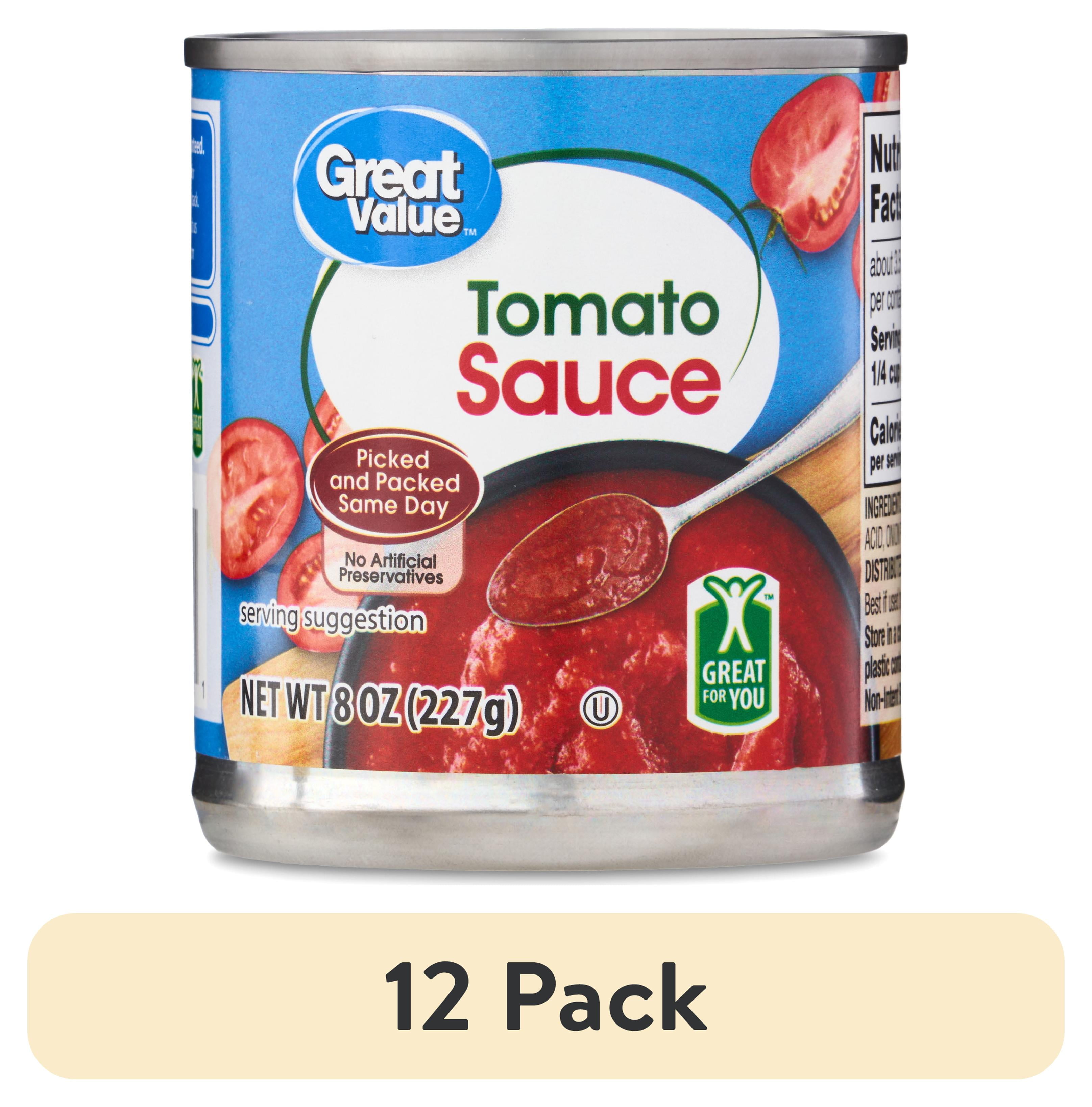 Great Value Tomato Sauce 12pk - Walmart Business Supplies