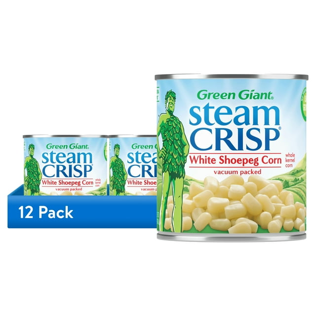 (12 pack) Green Giant Steam Crisp Whole Kernel Vacuum Packed White ...
