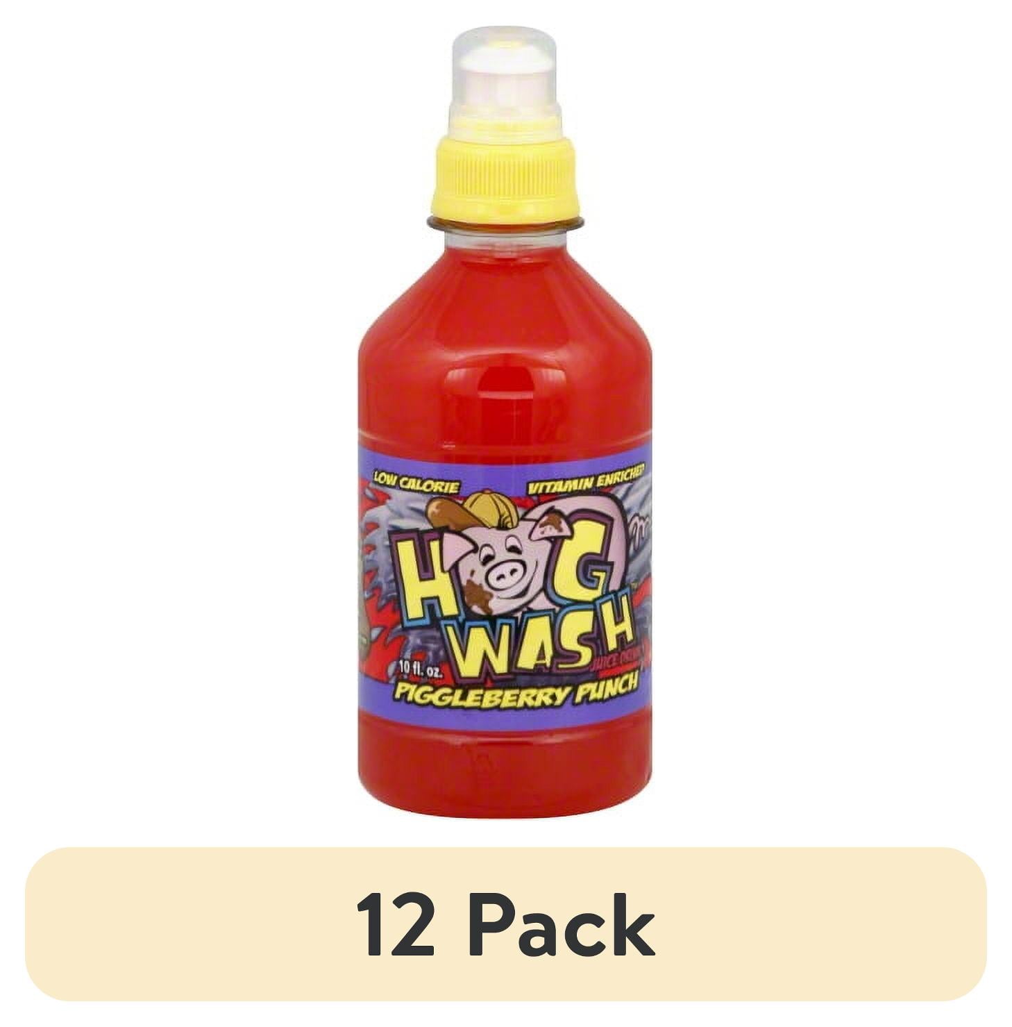 (12 pack) Hog Wash Berry Punch Juice Drink, 10 Fl. Oz. - Walmart.com
