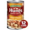 (12 pack) Hunt’s Four Cheese Pasta Sauce, 24 oz. Can - Walmart.com