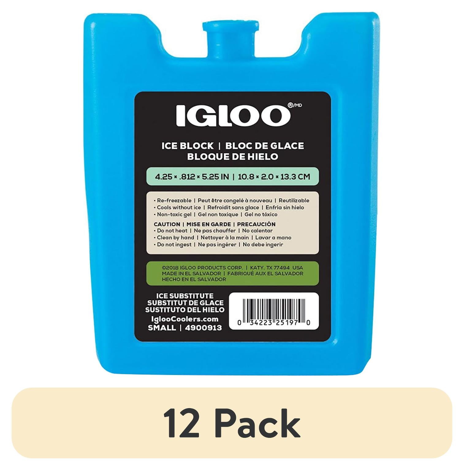 (12 pack) Igloo MaxCold Small Ice Freeze Block, Blue - Walmart.com