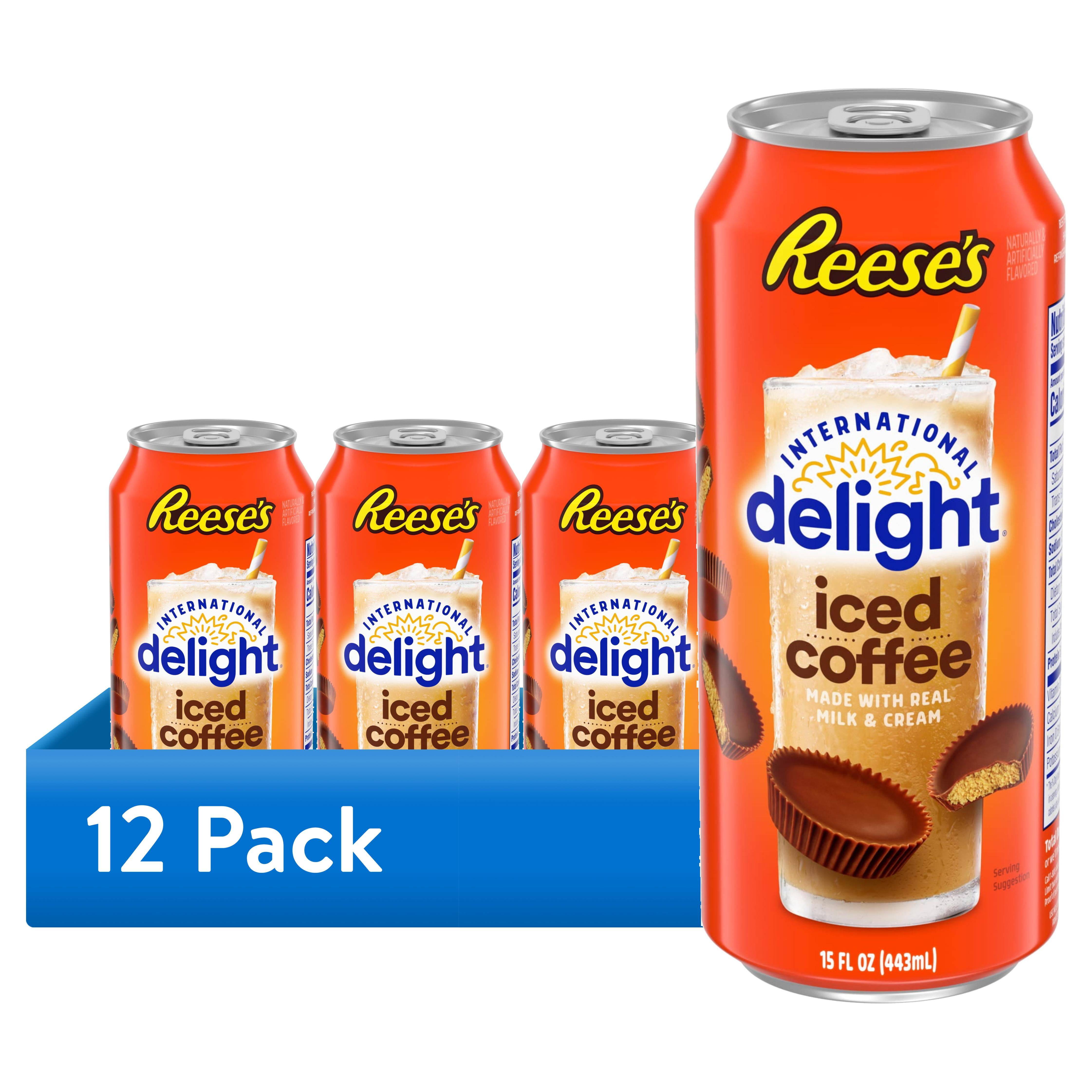 (12 pack) International Delight Ready to Drink REESE'S Iced Coffee, 15 ...