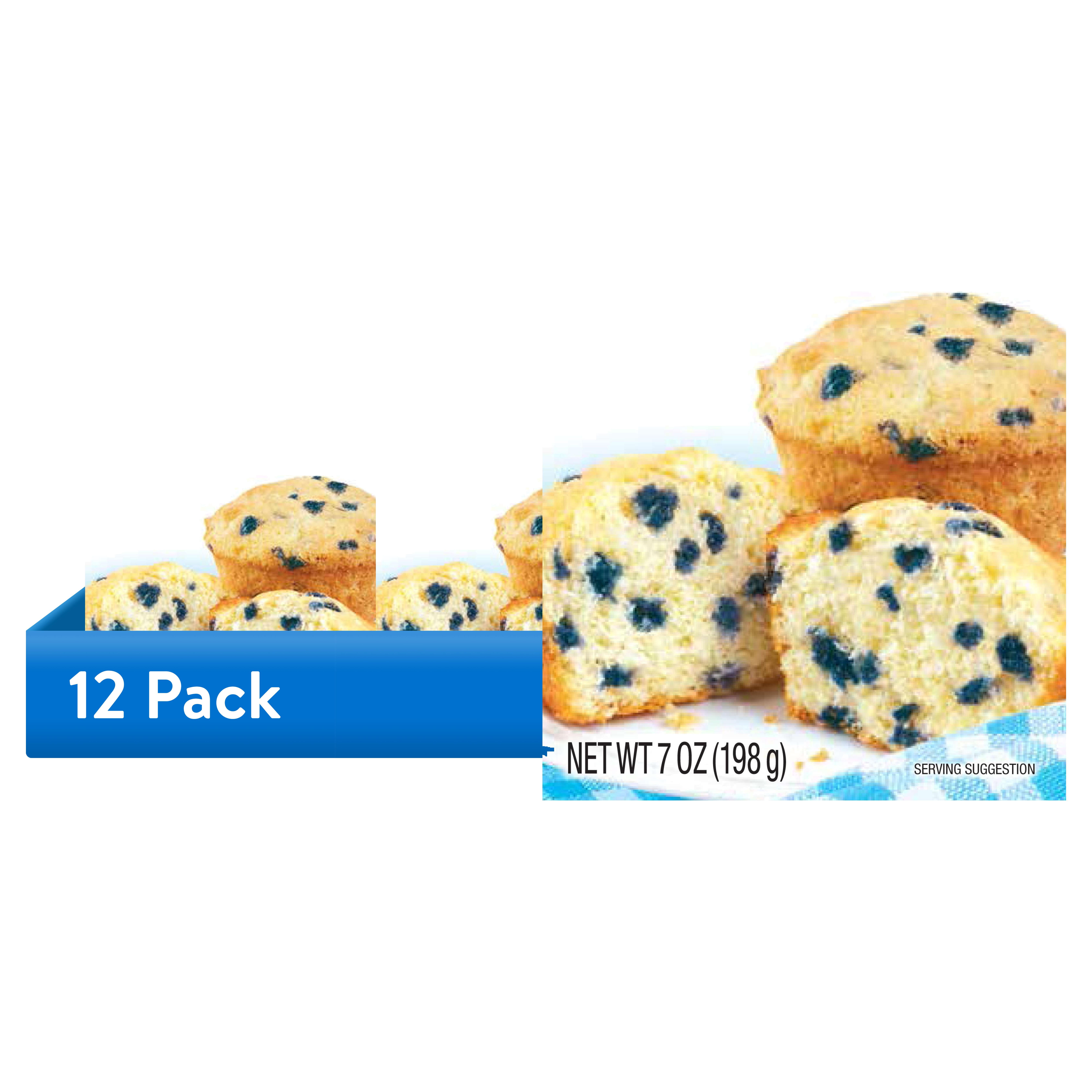 (12 pack) JIFFY Blueberry Muffin Mix 7 OZ Box - Walmart.com