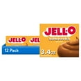 (12 pack) Jell-O Butterscotch Instant Pudding & Pie Filling Mix, 3.4 oz ...