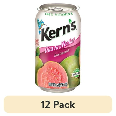 Kern's Guava Nectar 59 Fl Oz with 15% Whole Fruit Juice, Fresh Fruit ...