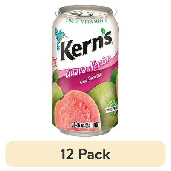 (12 pack) Kern's Guava Nectar from Concentrate, 11.5 Fl. Oz. - Walmart.com