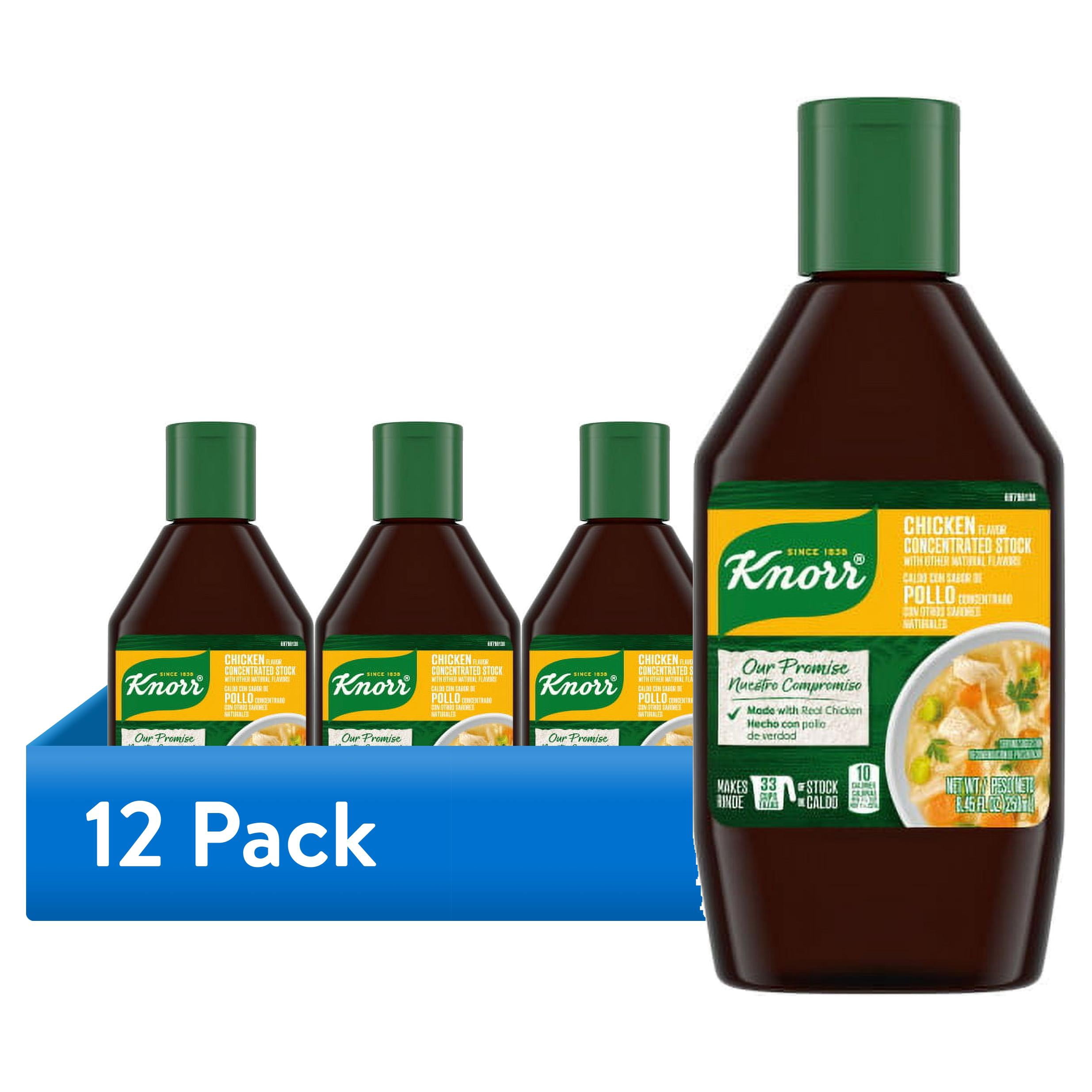 (12 pack) Knorr Concentrated Chicken Stock Gluten Free and No ...