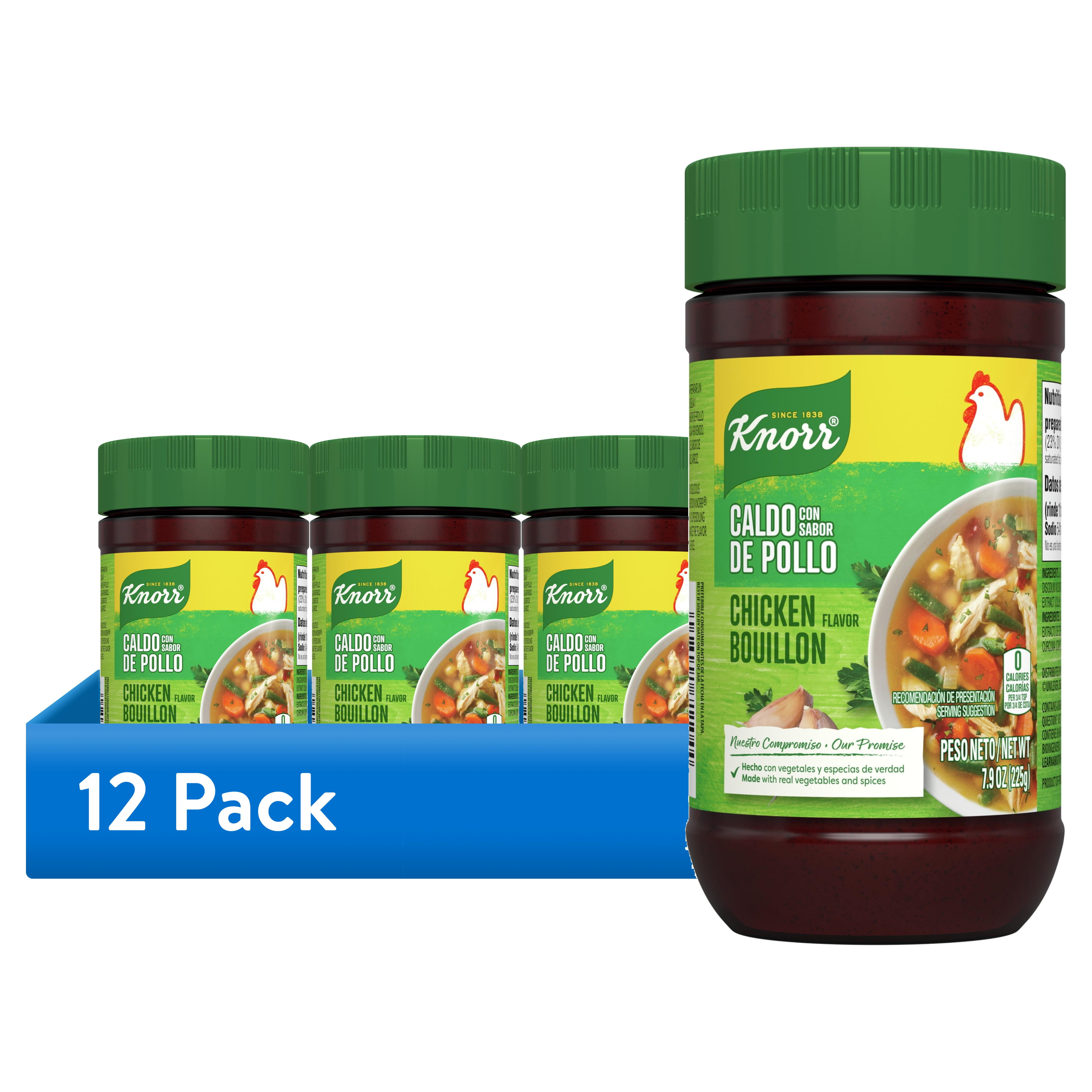 (12 pack) Knorr Granulated Bouillon Chicken Flavor Cholesterol-Free ...