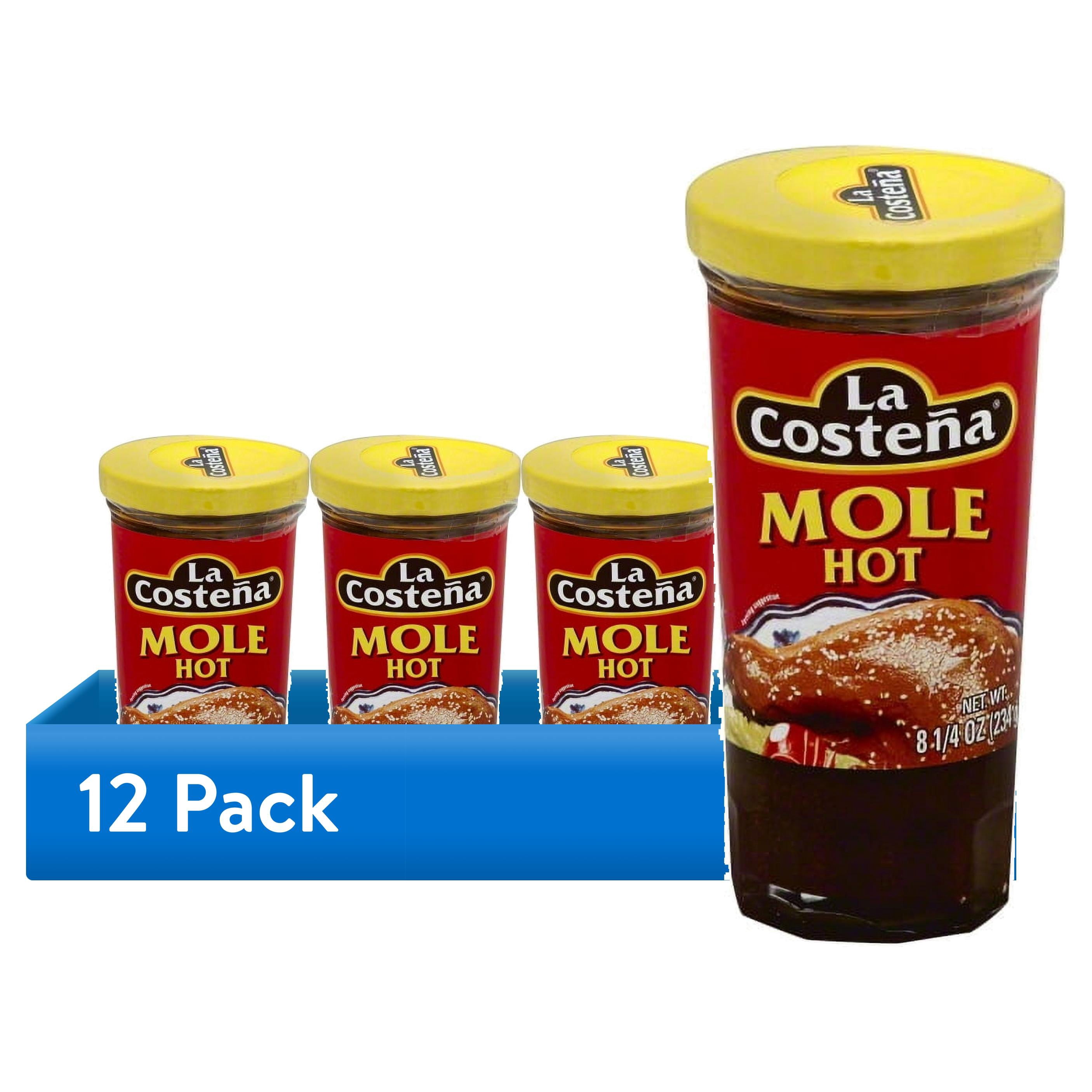(12 pack) La Costeña Hot Mole Sauce, 8.25 oz - Walmart.com