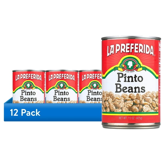 (12 pack) La Preferida Pinto Beans, 15 oz, Can - Walmart.com