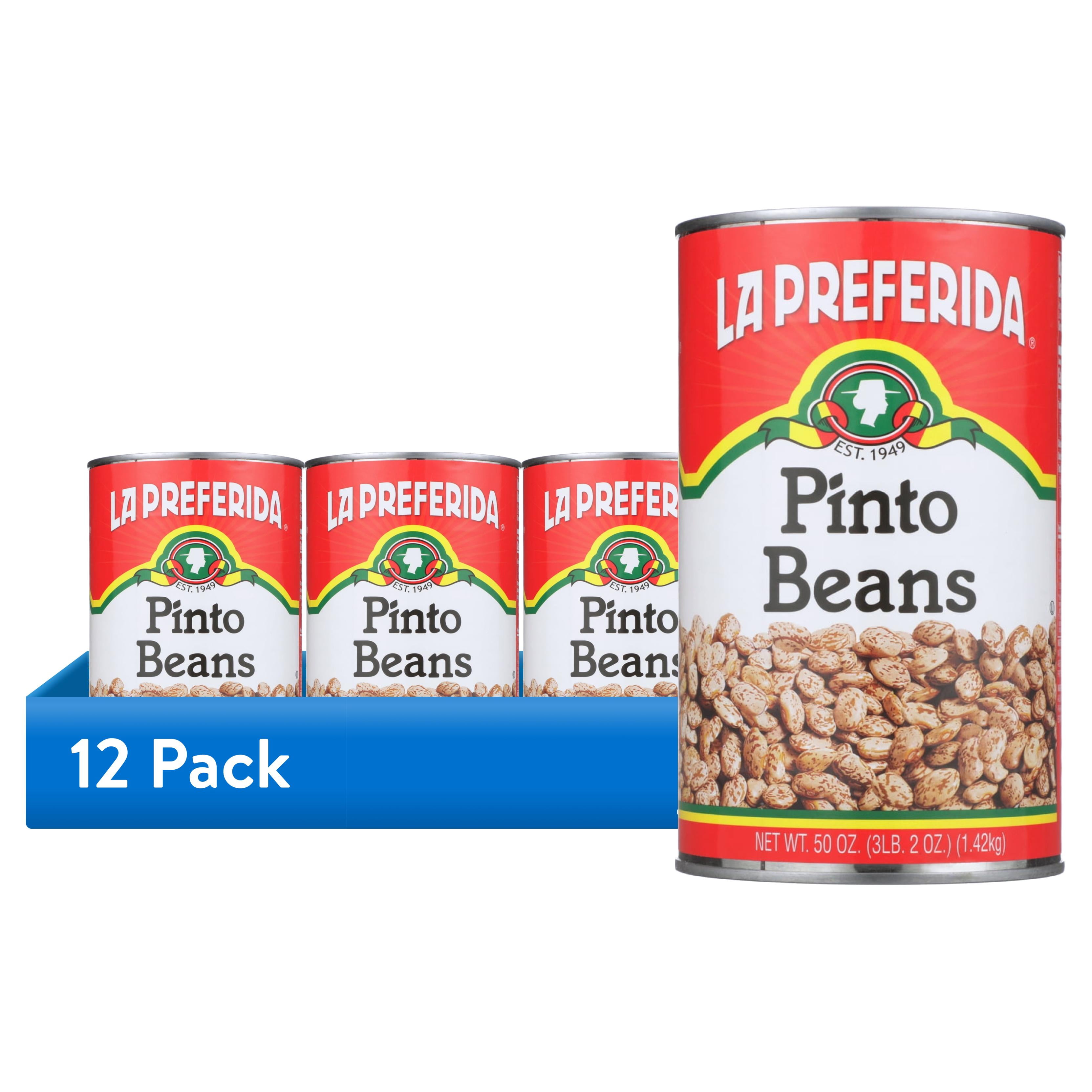 (12 pack) La Preferida Pinto Beans, 50 oz, Can - Walmart.com