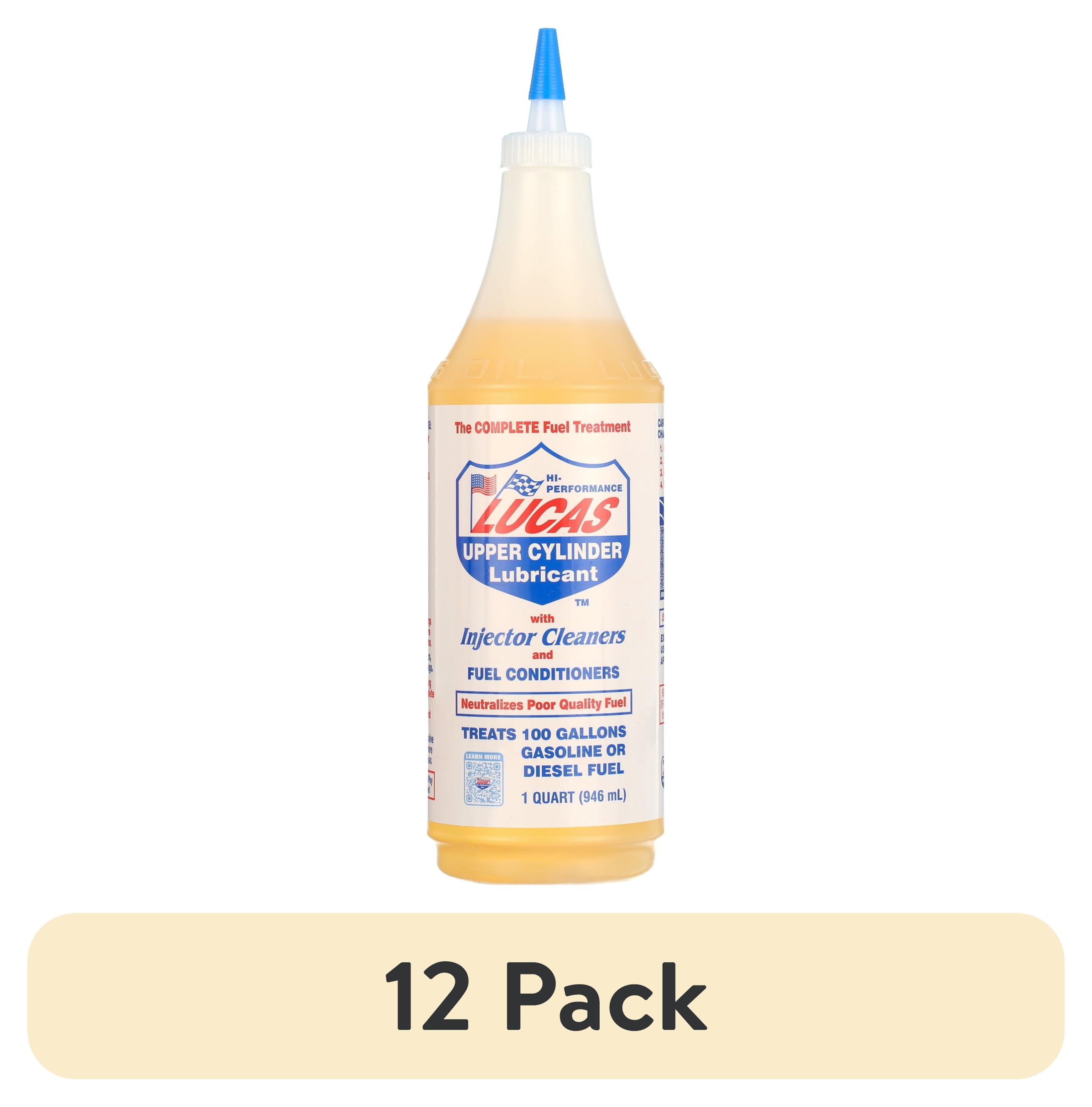 (12 pack) Lucas Oil 10003 Fuel Injector Cleaner 32 oz. Automotive ...