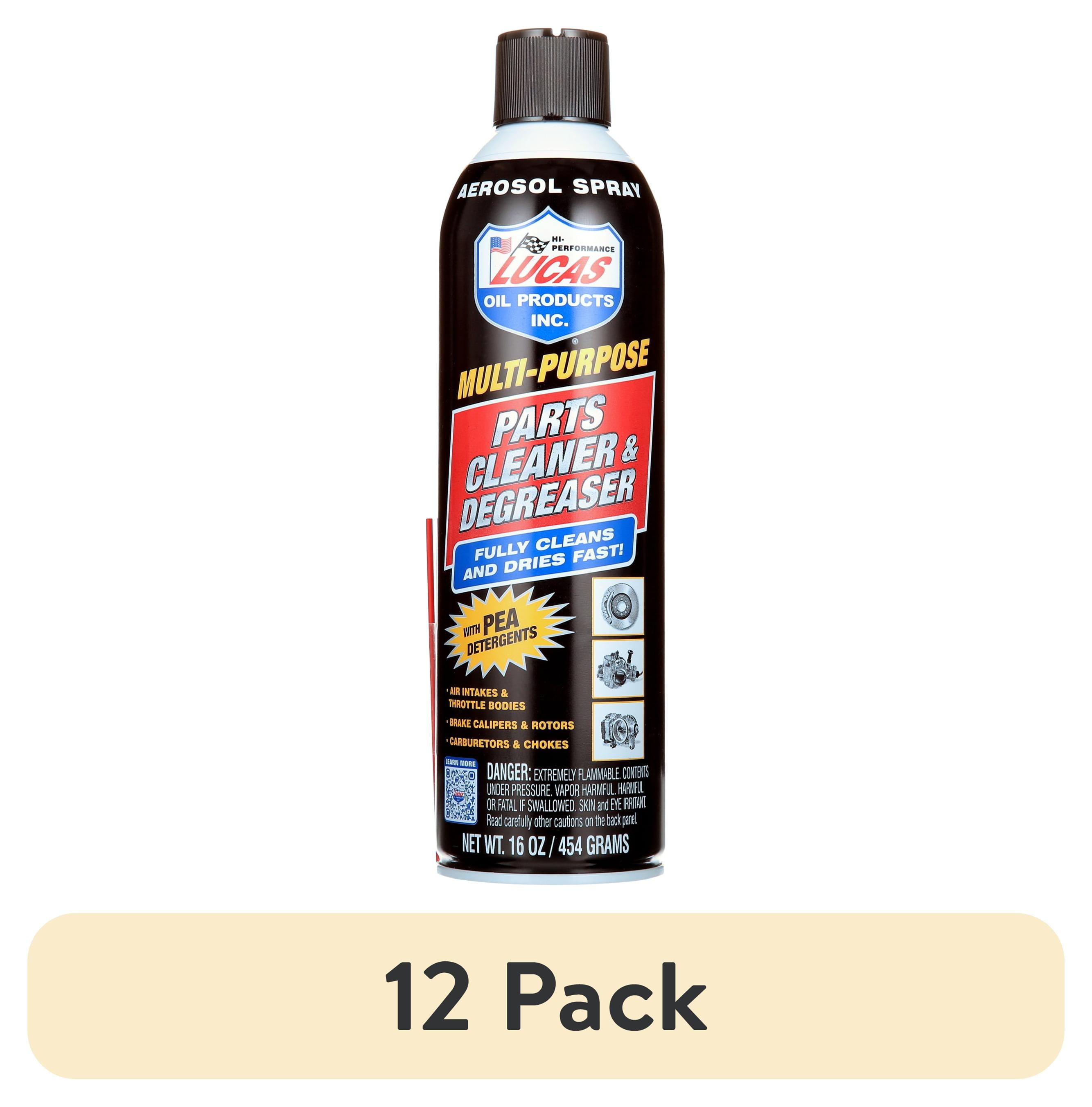 (12 pack) Lucas Oil 11115 Multi-Purpose Parts Cleaner 16 Ounce Case of ...