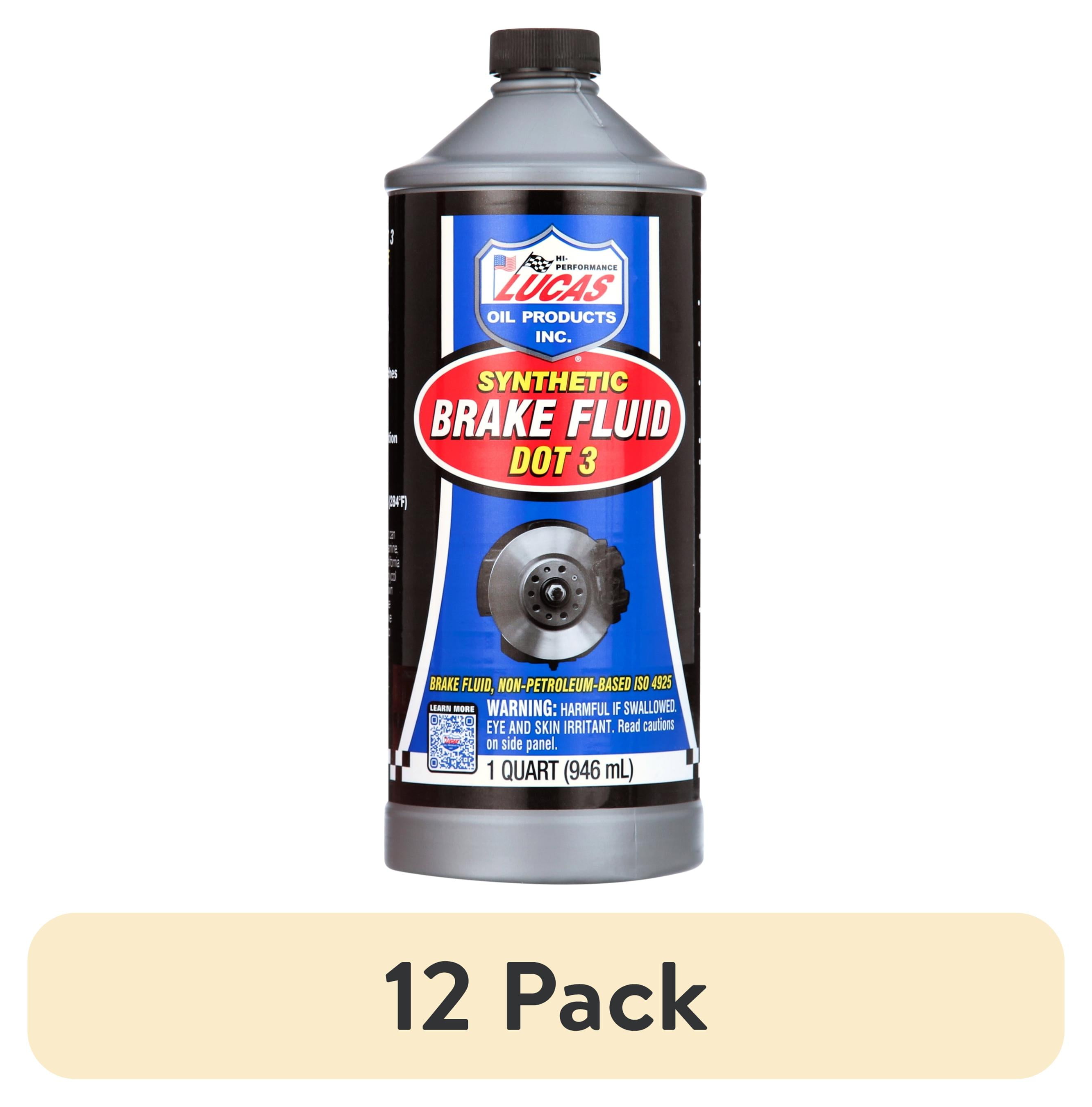 (12 pack) Lucas Oil Products 10826 Synthetic Brake Fluid for All with ...