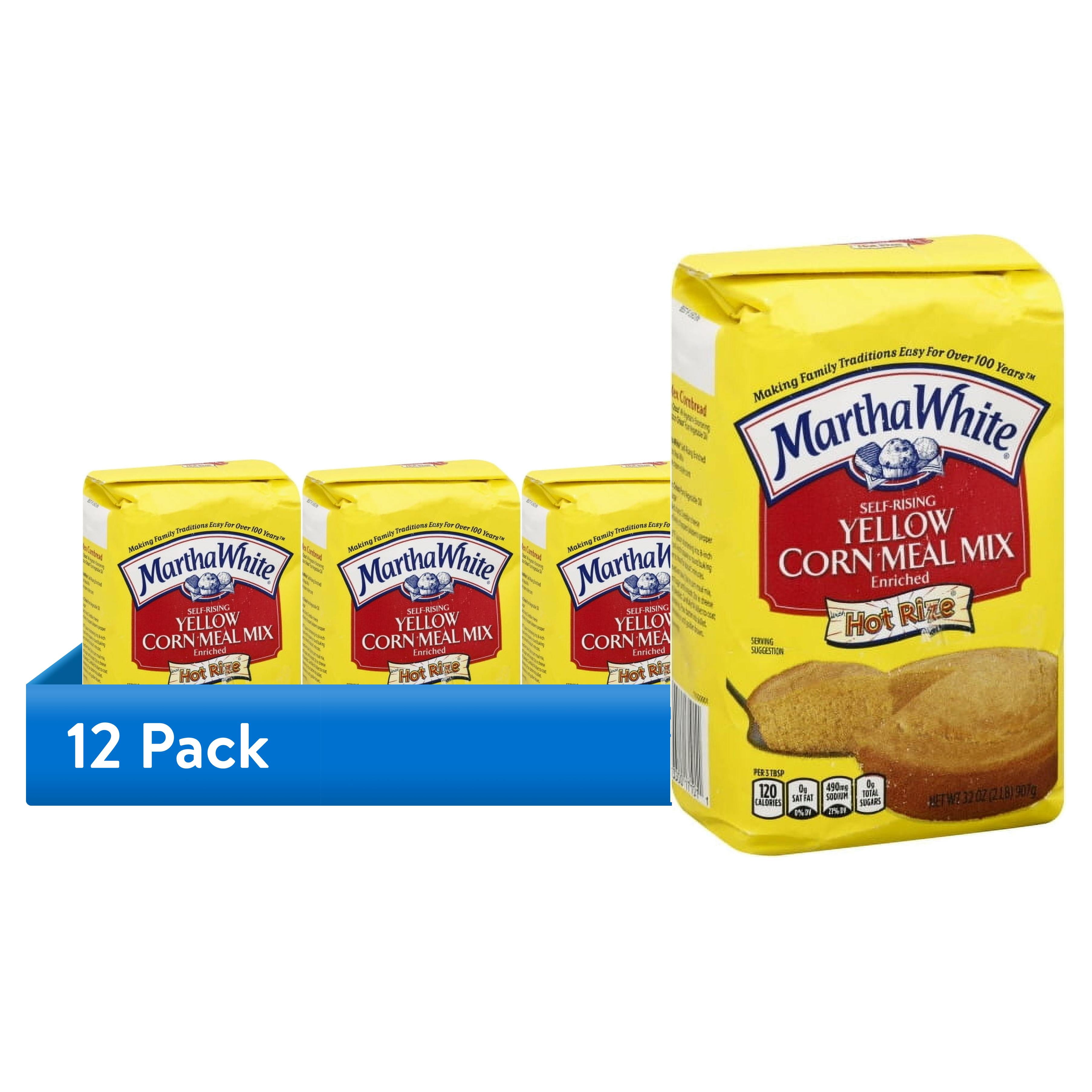 (12 pack) Martha White Yellow Corn Meal Mix, 32 oz - Walmart.com