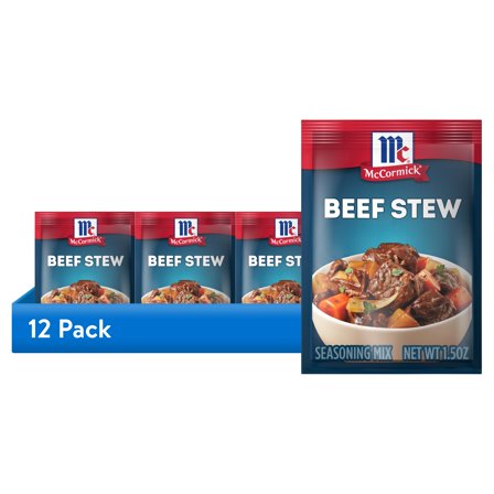 Lawry's Beef Stew Seasoning Mix, 1.5 oz (Pack of 24) - Walmart.com
