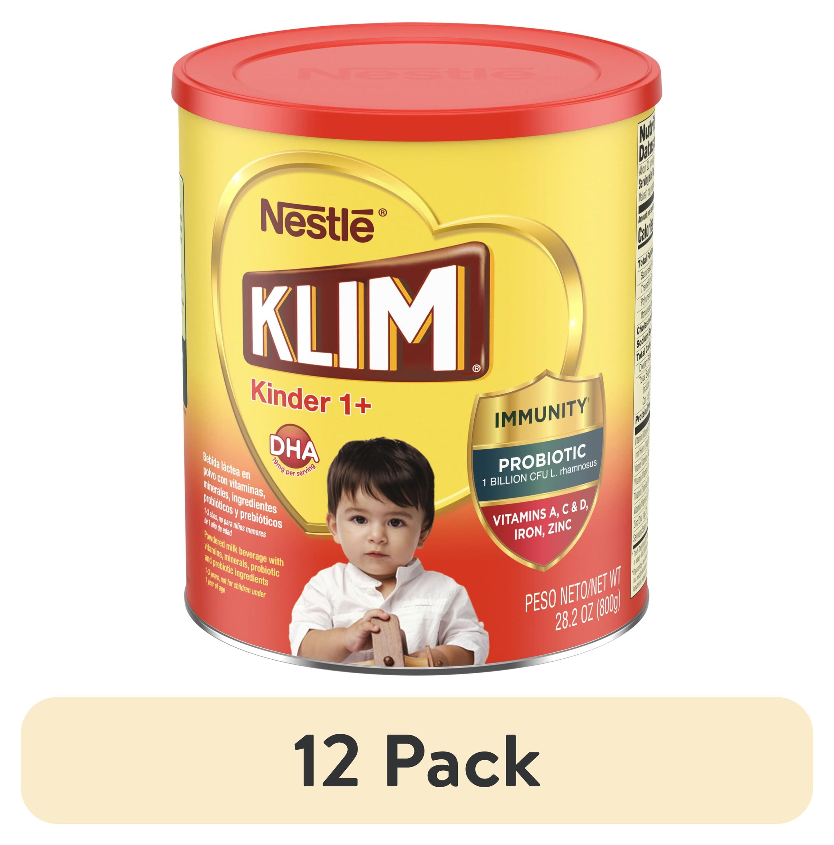 (12 pack) Nestle Klim Kinder 1+ Powder Immunity Probiotic Toddler Milk ...
