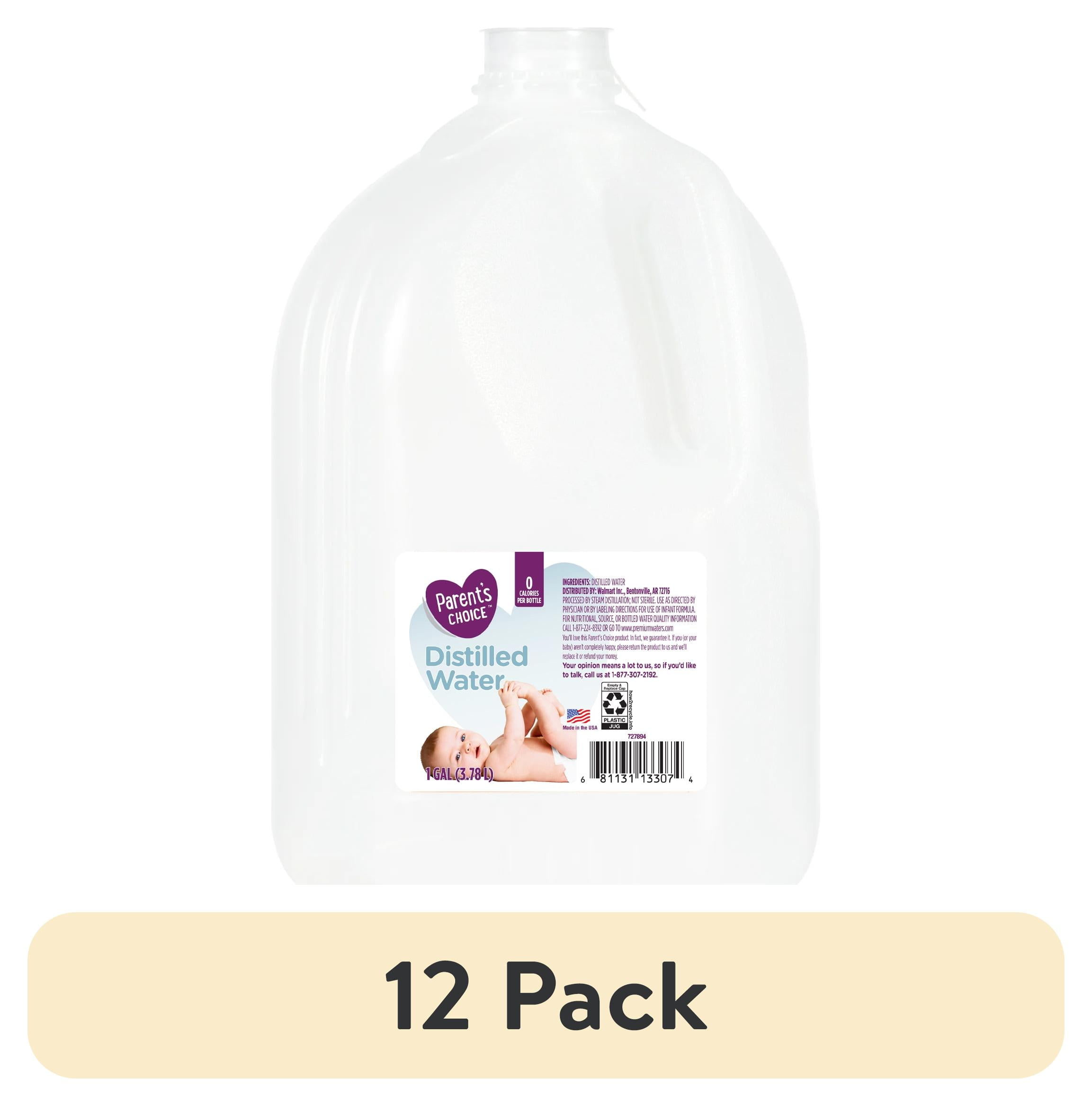 (12 pack) Parent's Choice Distilled Water, 1 Gallon - Walmart.com