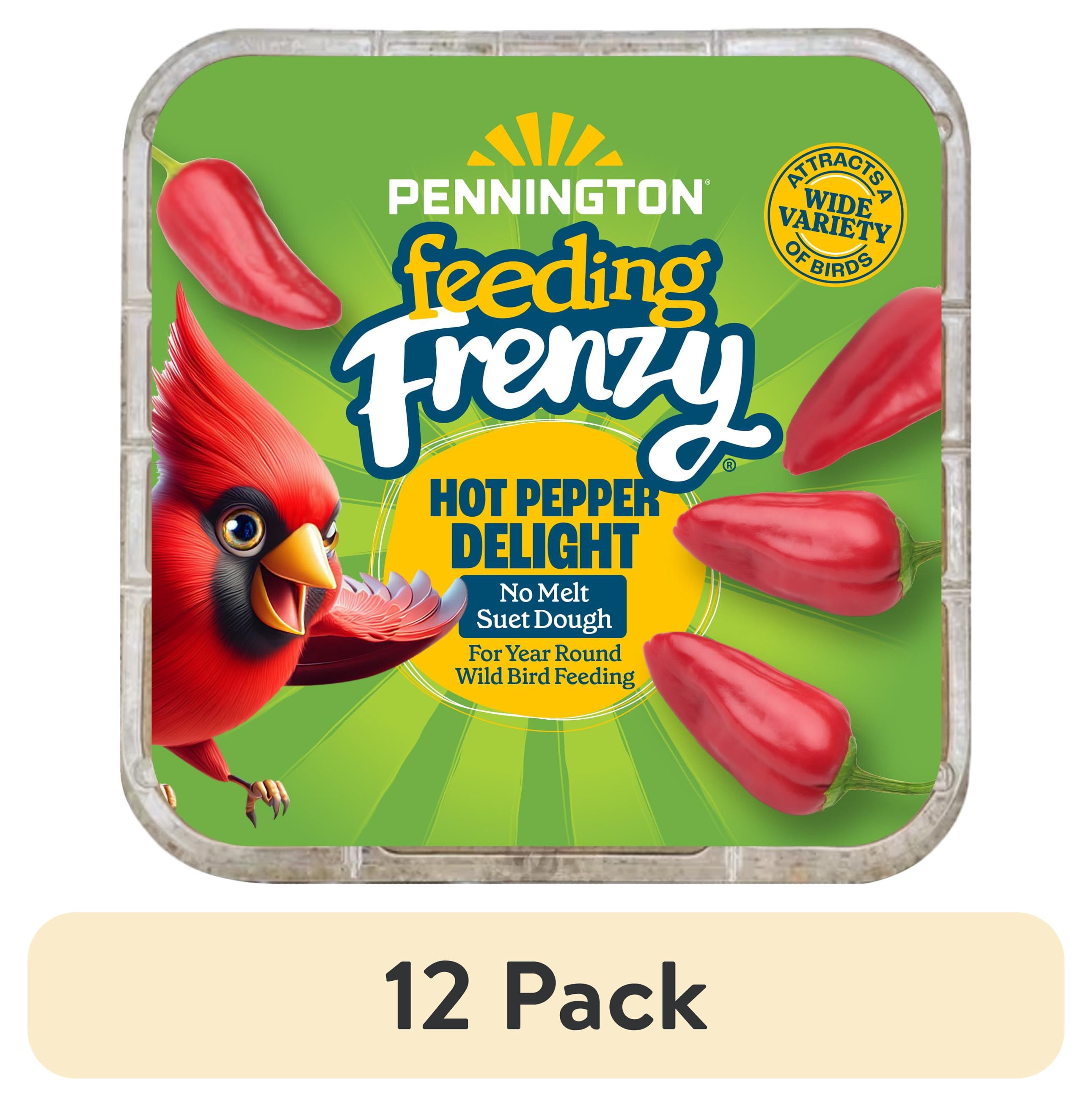 (12 pack) Pennington Feeding Frenzy Hot Pepper Delight No Melt Suet ...