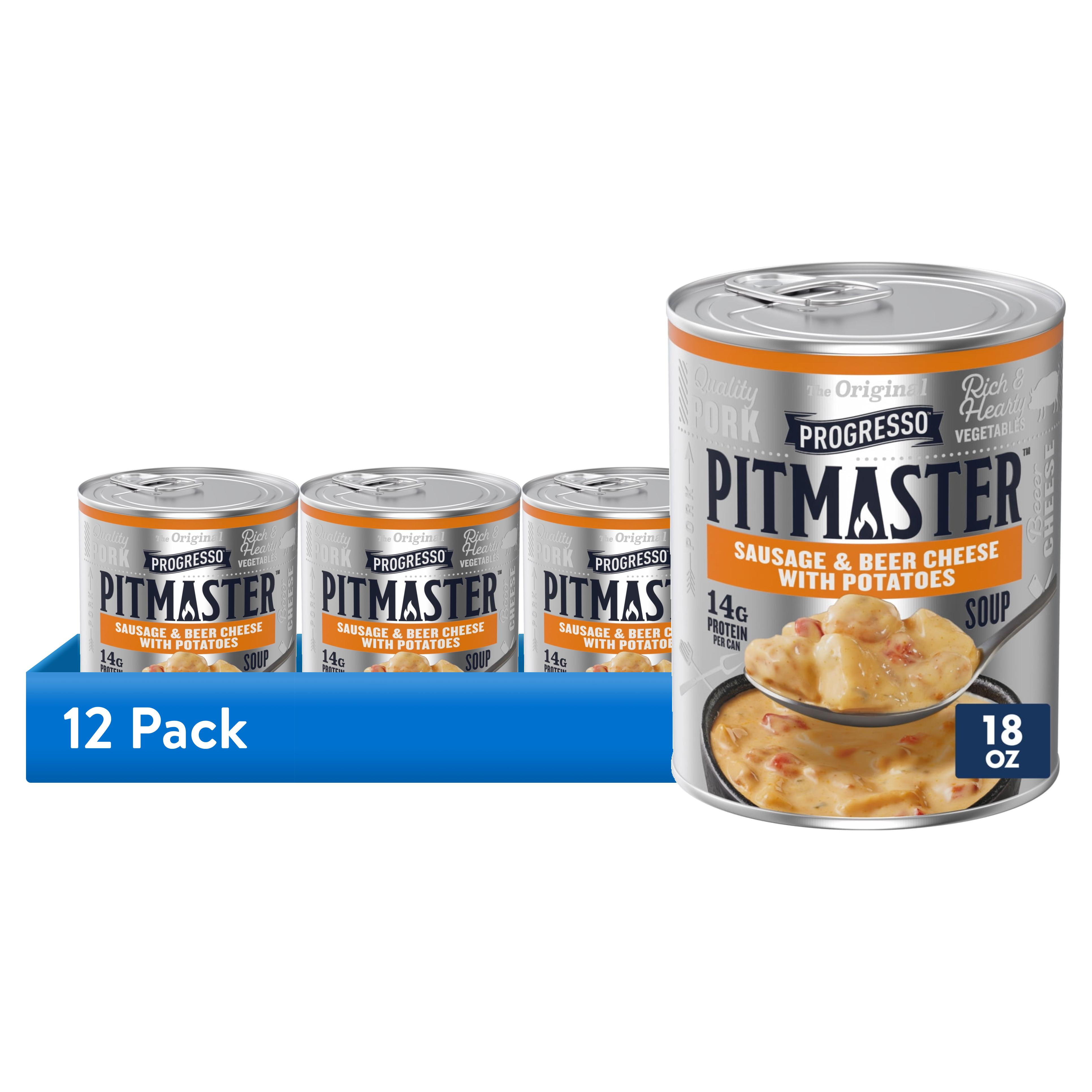 (12 pack) Progresso Pitmaster, Sausage and Beer Cheese with Potatoes ...