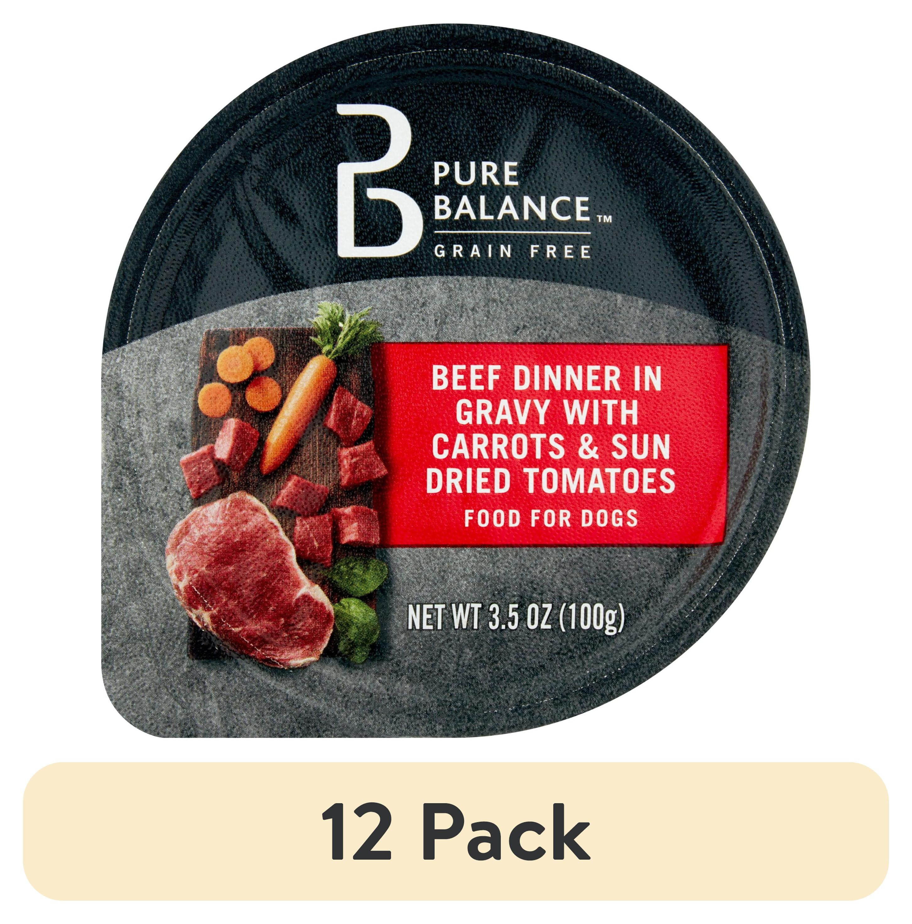 (12 pack) Pure Balance Beef Dinner in Gravy with Carrots & Sun Dried ...