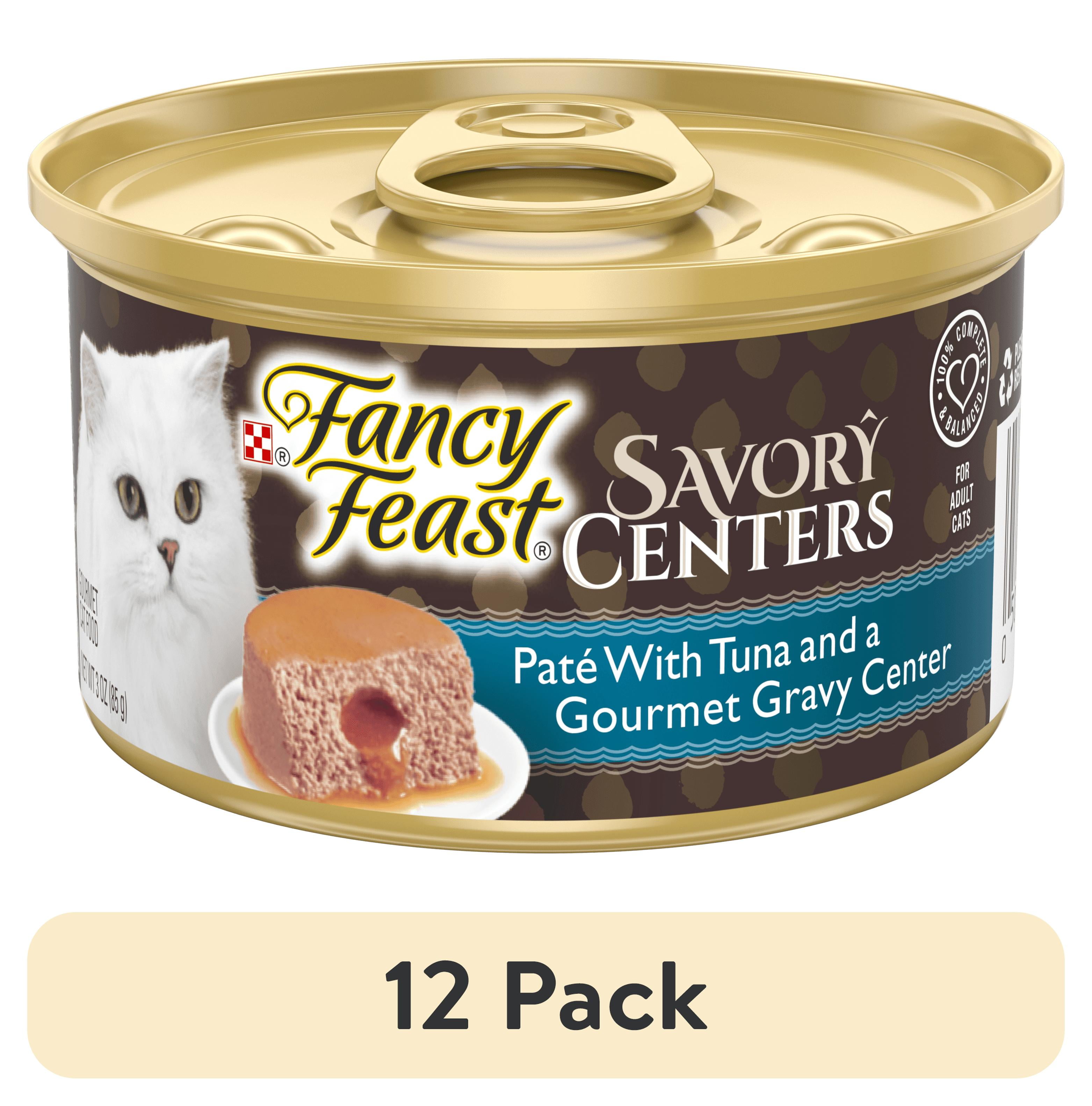 (12 pack) Purina Fancy Feast Savory Centers Pate Adult Wet Cat Food ...