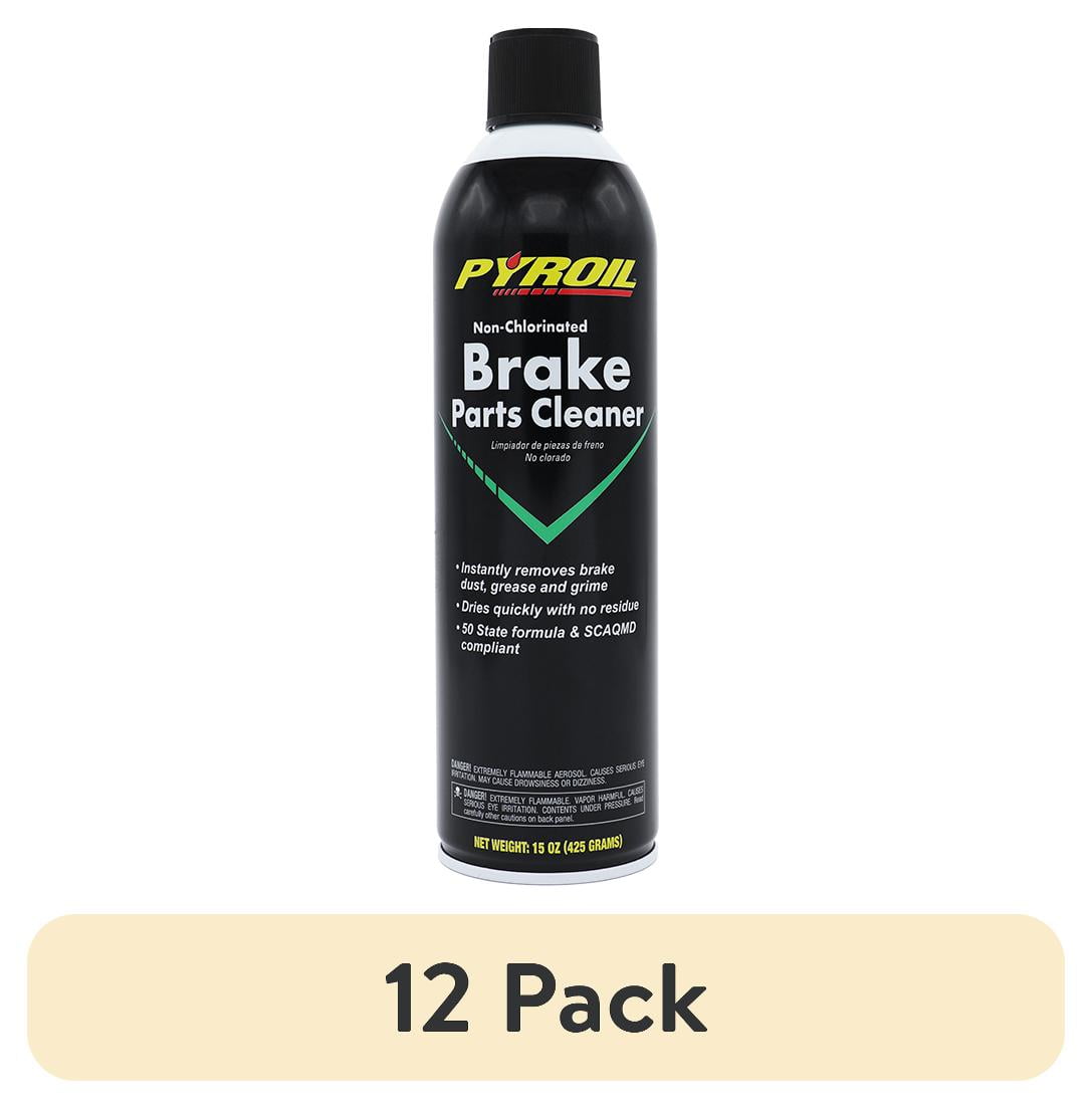 (12 pack) Pyroil Brake Parts Cleaner, Fast-Drying Non-Flammable for ...