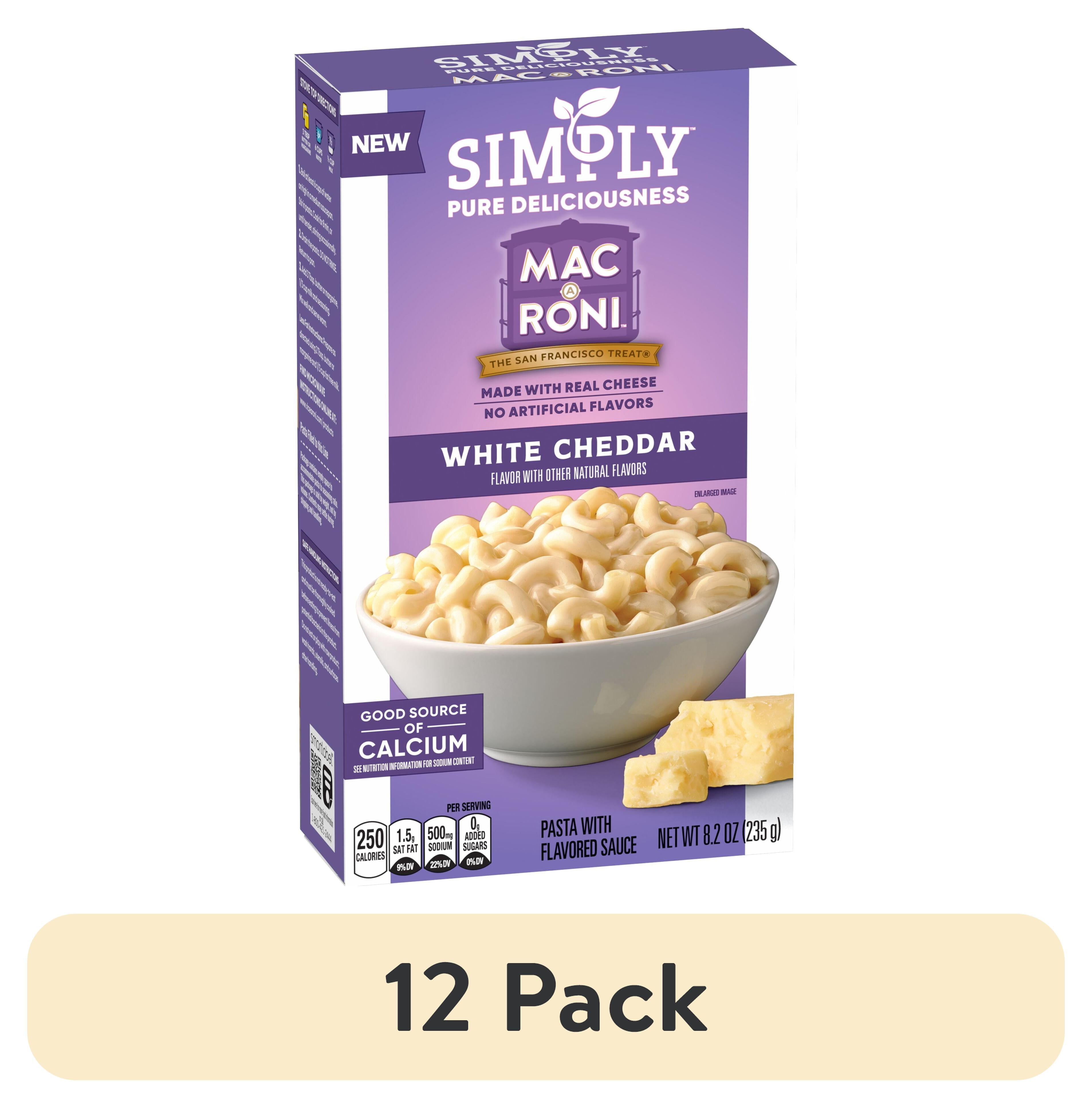 (12 pack) Quaker Simply Pure Delicious Macroni, White Cheddar Flavor ...