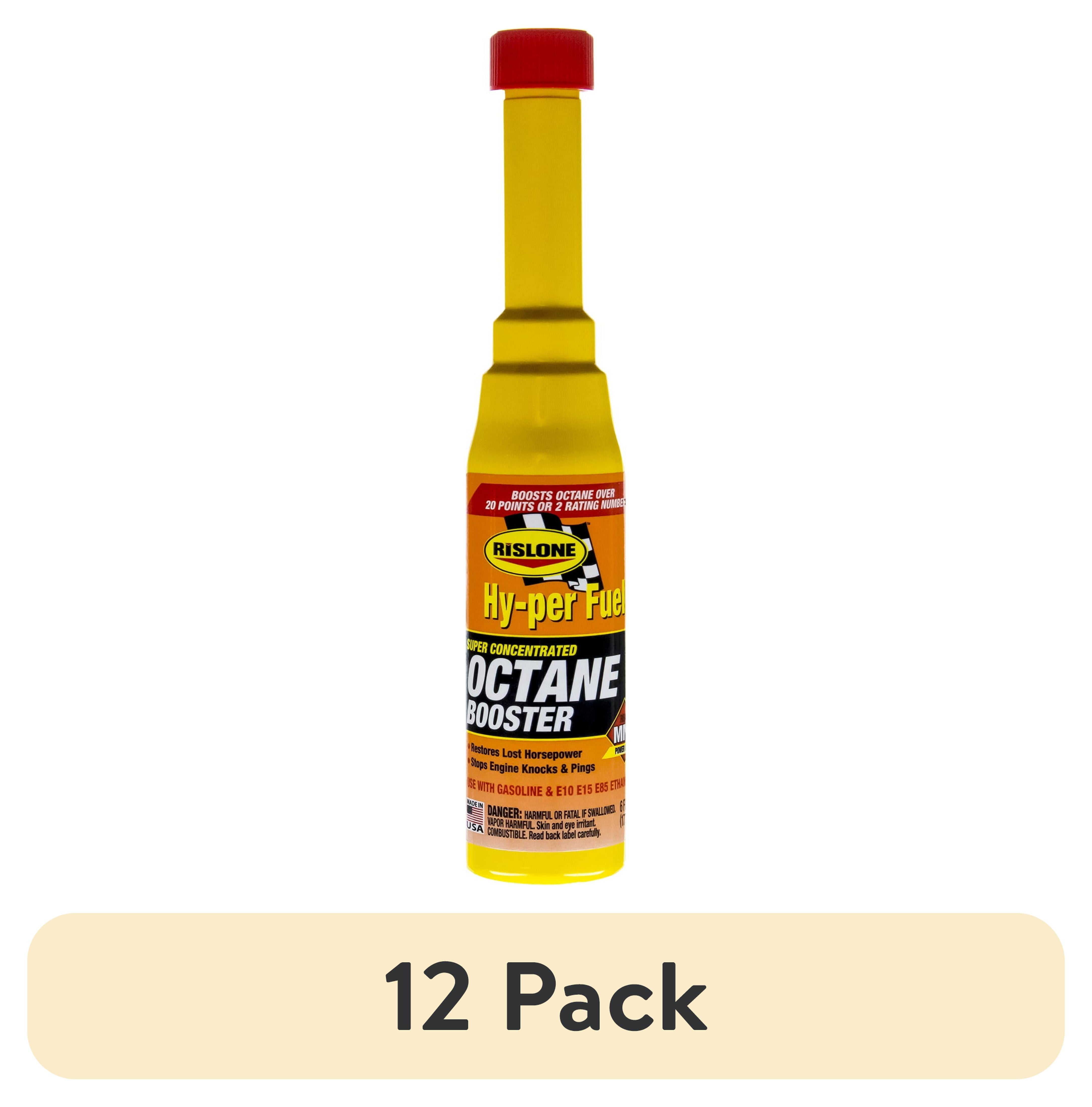 (12 pack) Rislone 4747 Hy-per Fuel Octane Booster, Automotive Additive ...