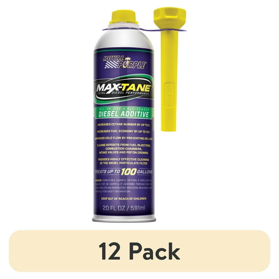(12 pack) Royal Purple Max-Tane Diesel Fuel Injector Cleaner, Additive ...
