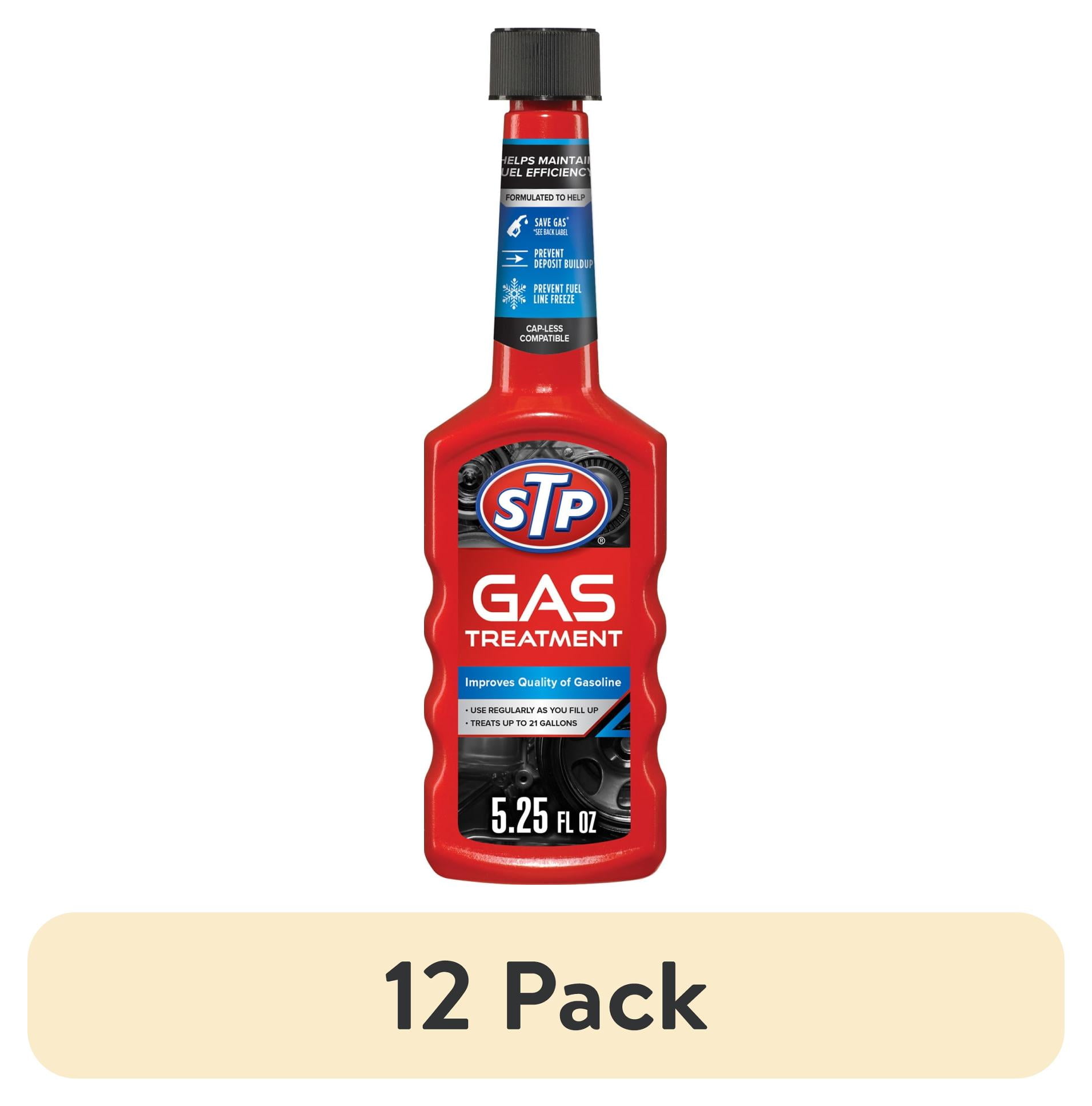 (12 pack) STP Super Concentrated Gas Treatment 5.25 fl oz Bottle – Gas ...