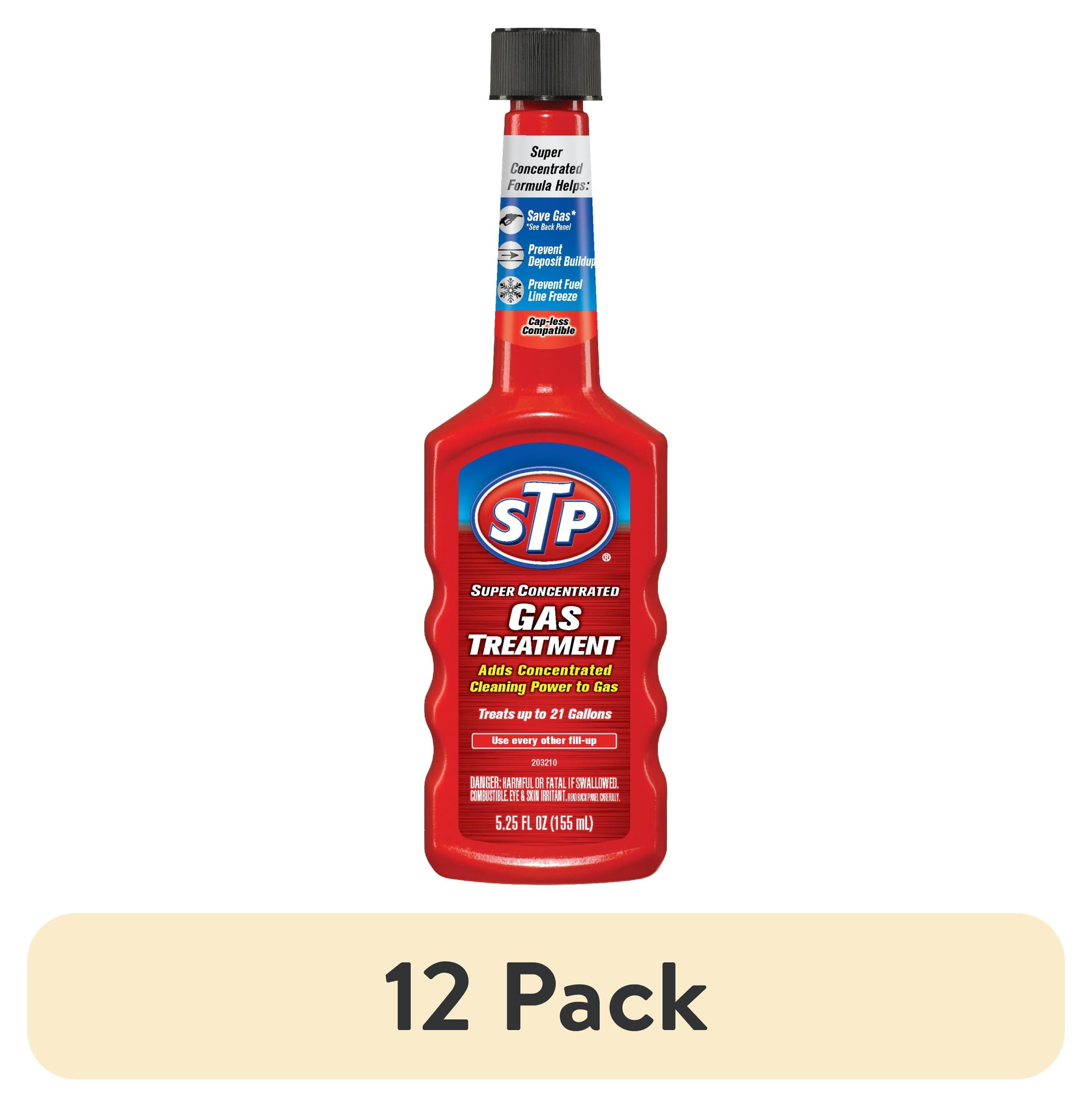 (12 pack) STP Super Concentrated Gas Treatment - 5.25 fl oz Bottle ...