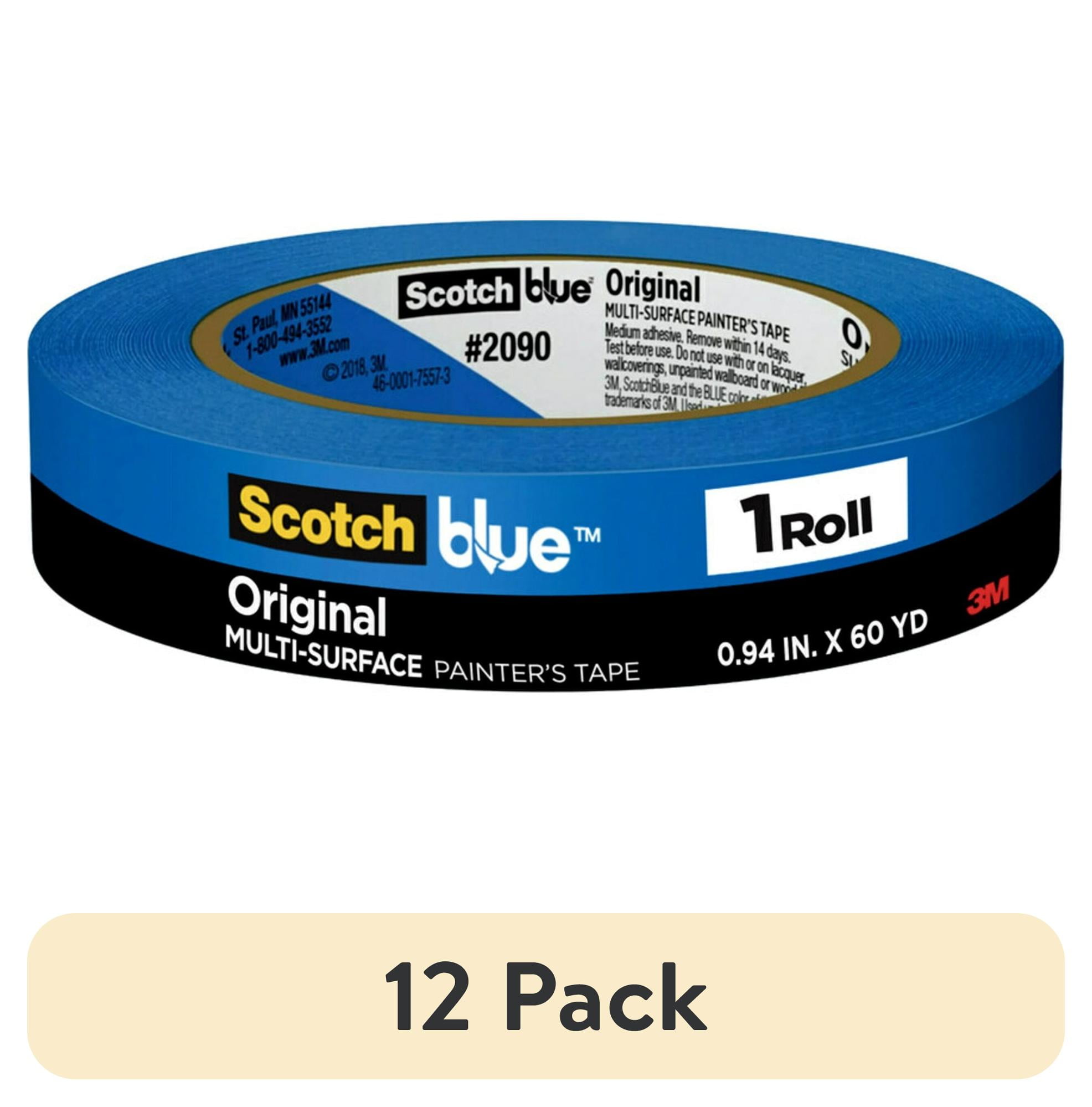 (12 pack) Scotch Blue Painter's Tape, 0.94 in. x 60 yd., 1 Pack ...
