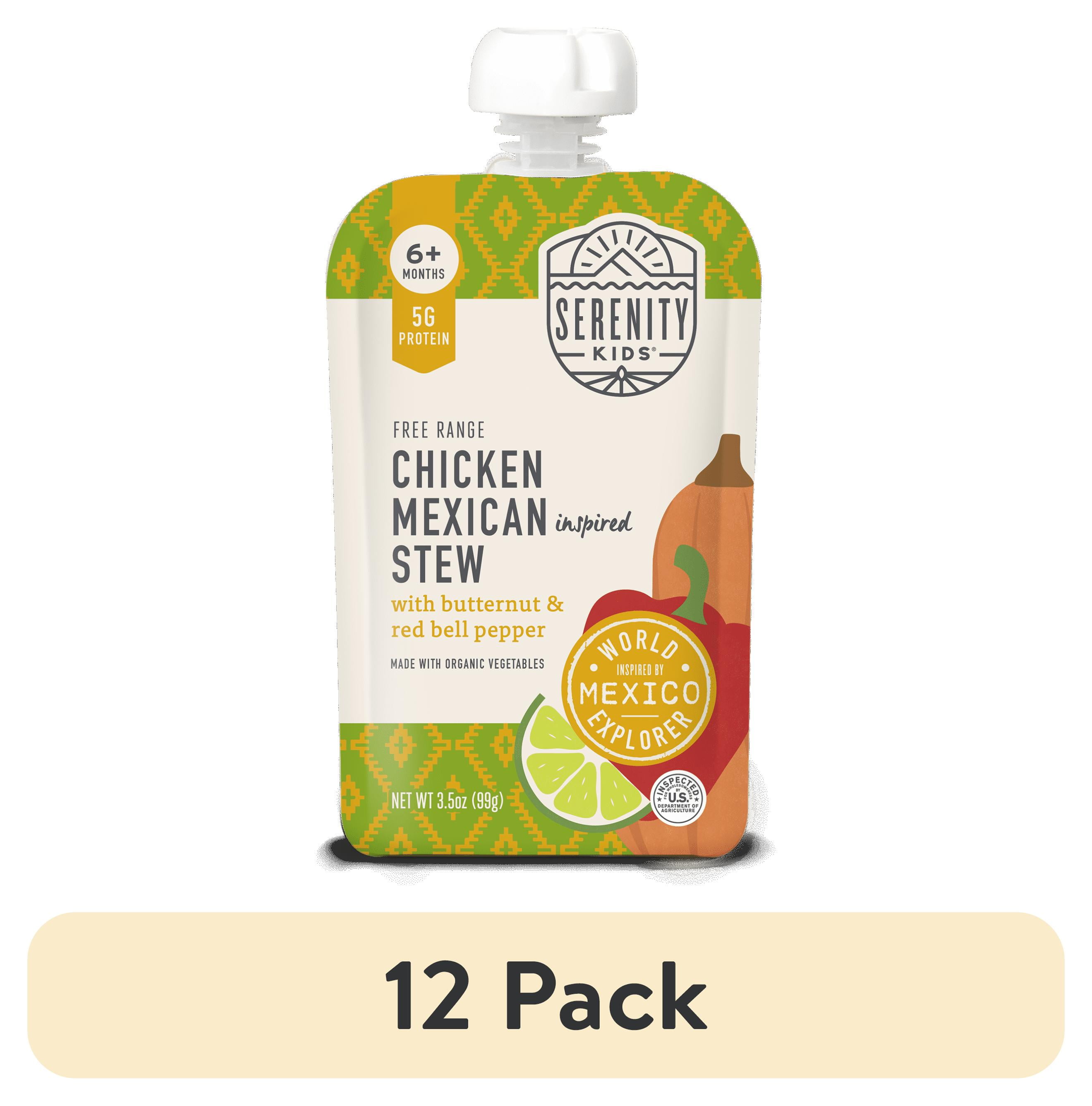 (12 pack) Serenity Kids Free Range Chicken Mexican Inspired Stew Stage ...