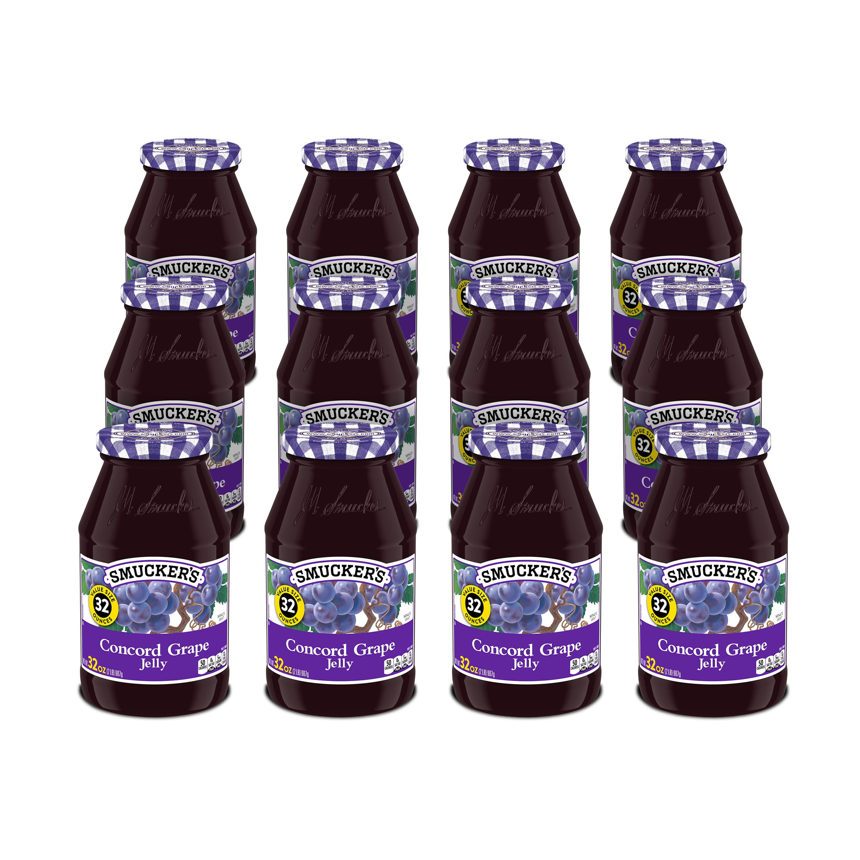 (12 pack) Smucker's Concord Grape Jelly, 32 oz - Walmart.com
